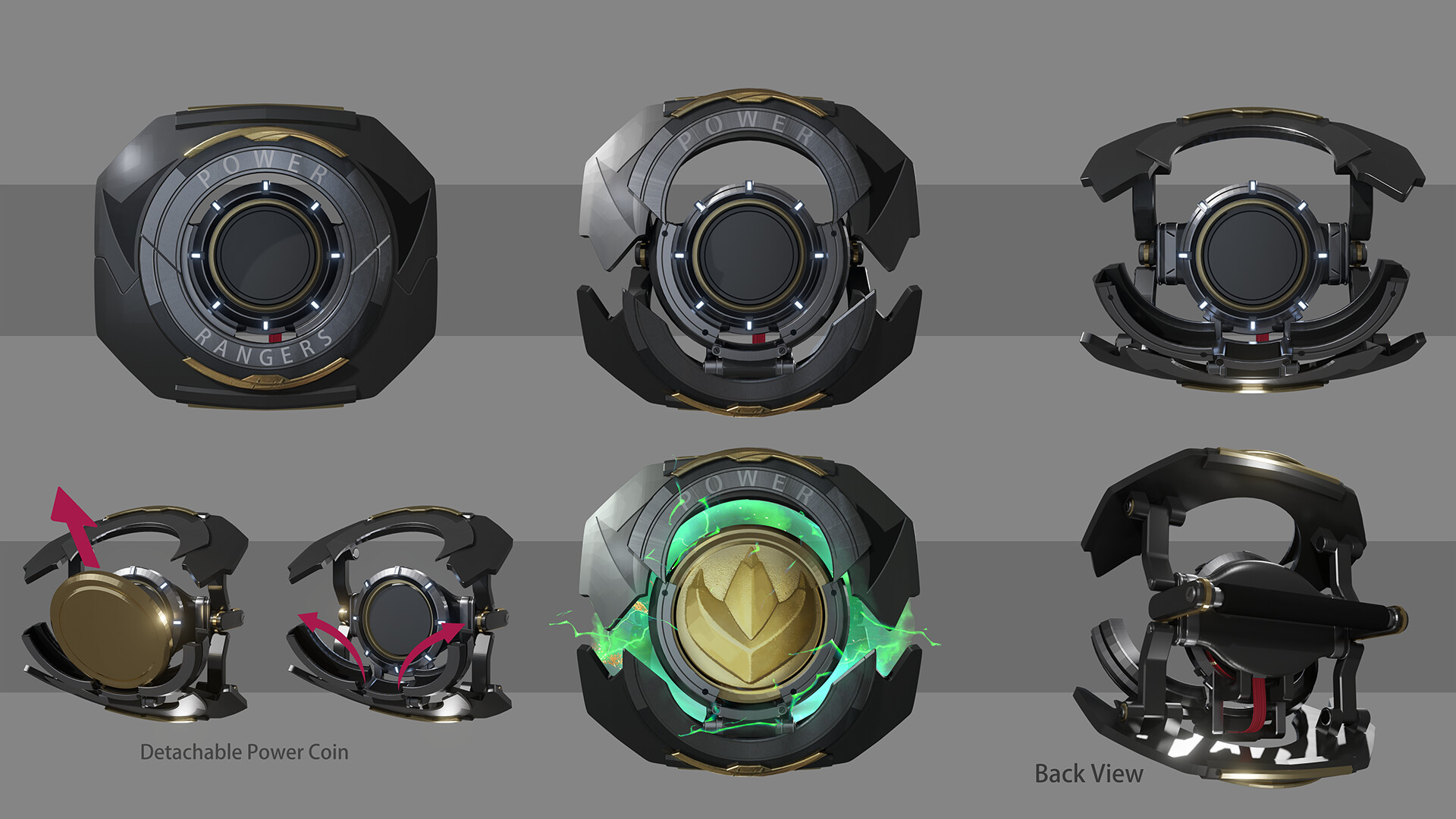 ArtStation - Green Ranger's Power Morpher