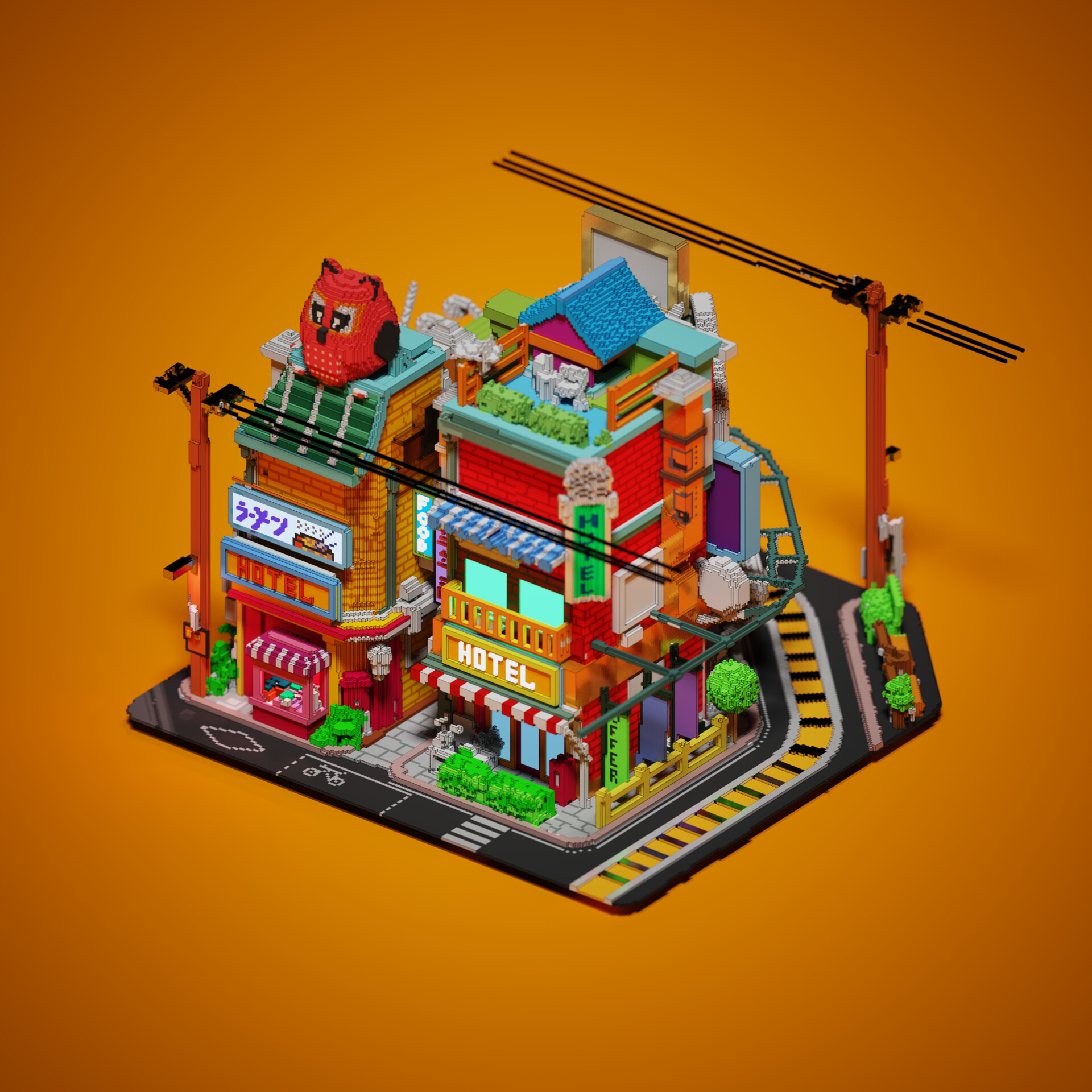 ArtStation - Voxel Building