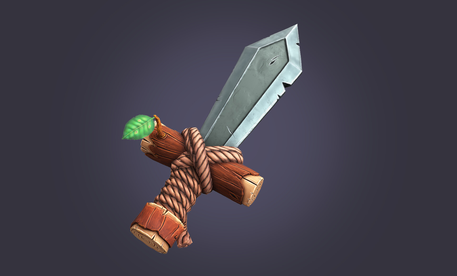 artstation-stylized-wooden-sword