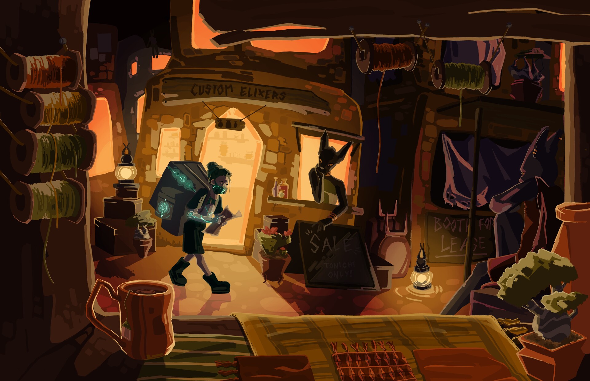 ArtStation - The Merchant Town