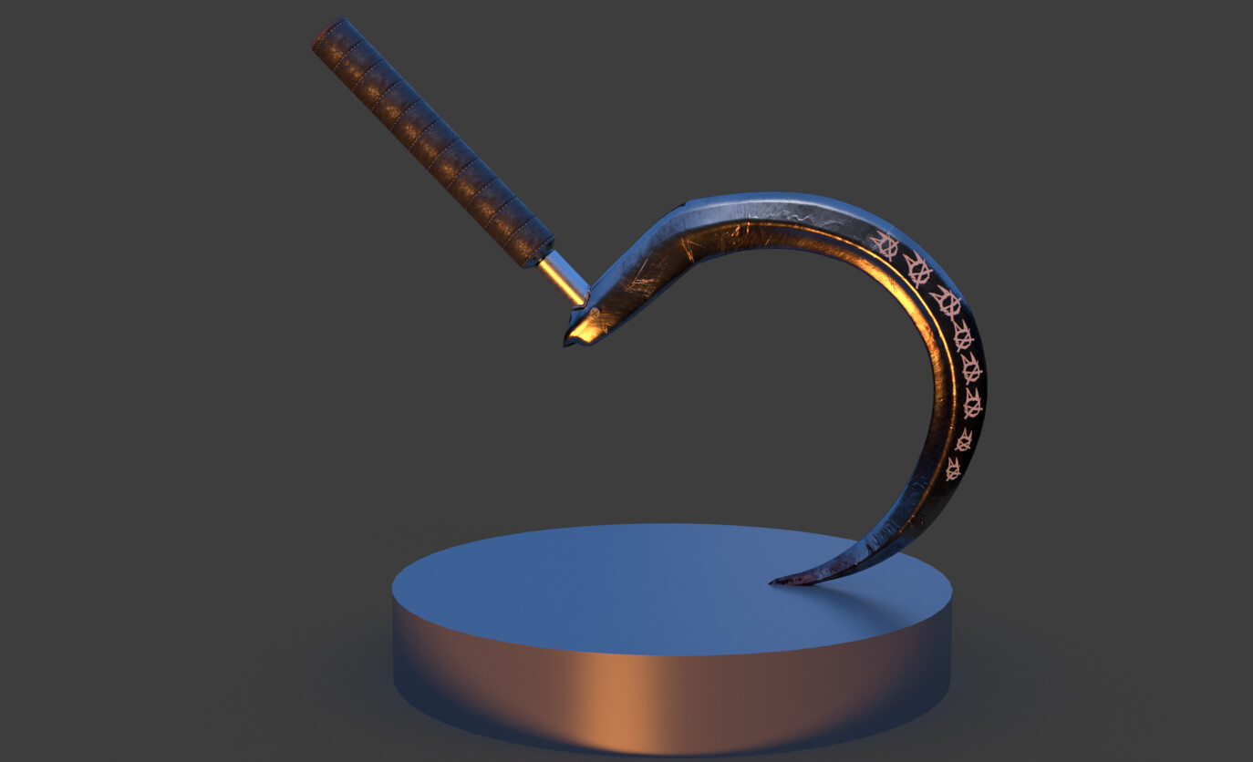 ArtStation - Low Poly Death's Sickle - Puss in Boots: The Last Wish Fanart