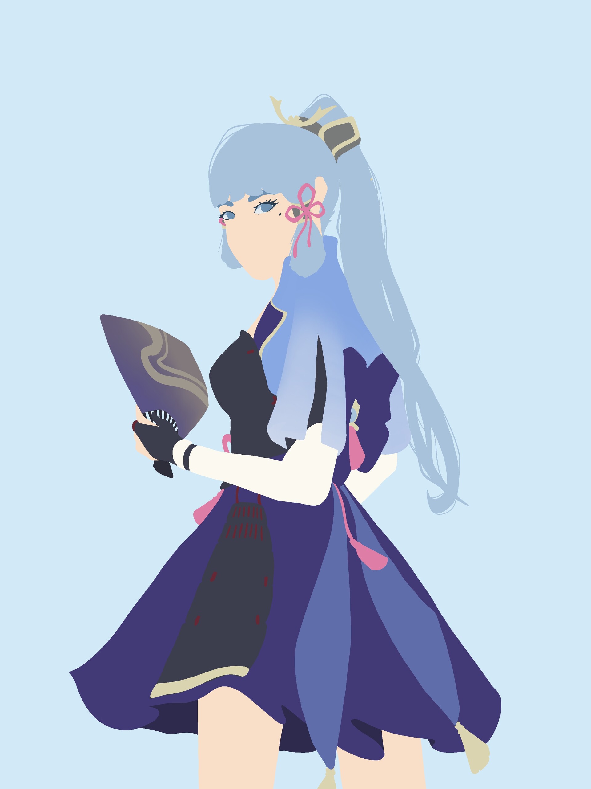 ArtStation - Kamisato Ayaka Illustration