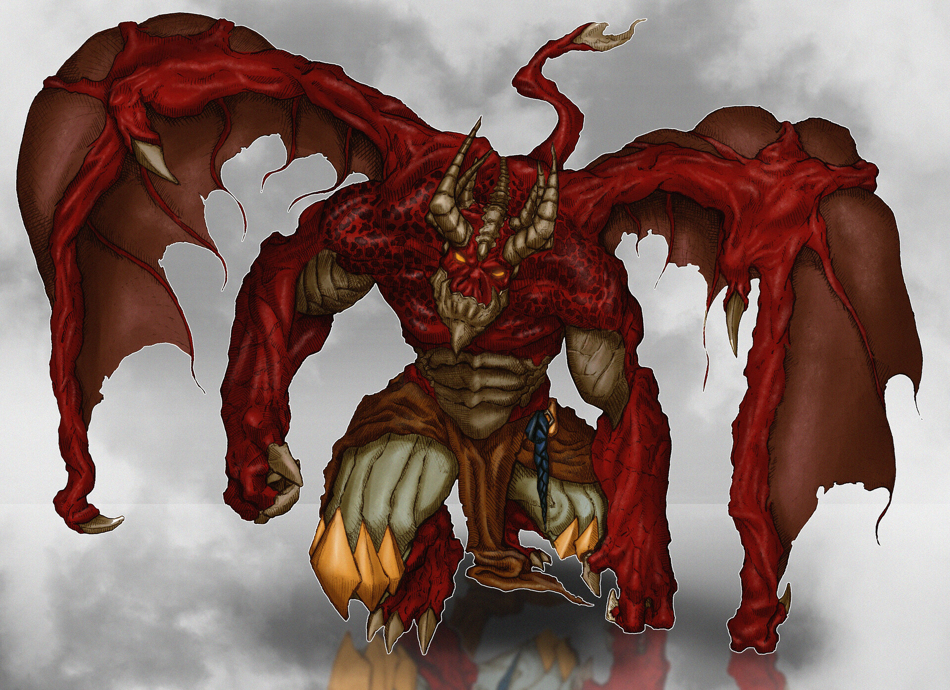 ArtStation - Oroboros Characters: Soul of flame