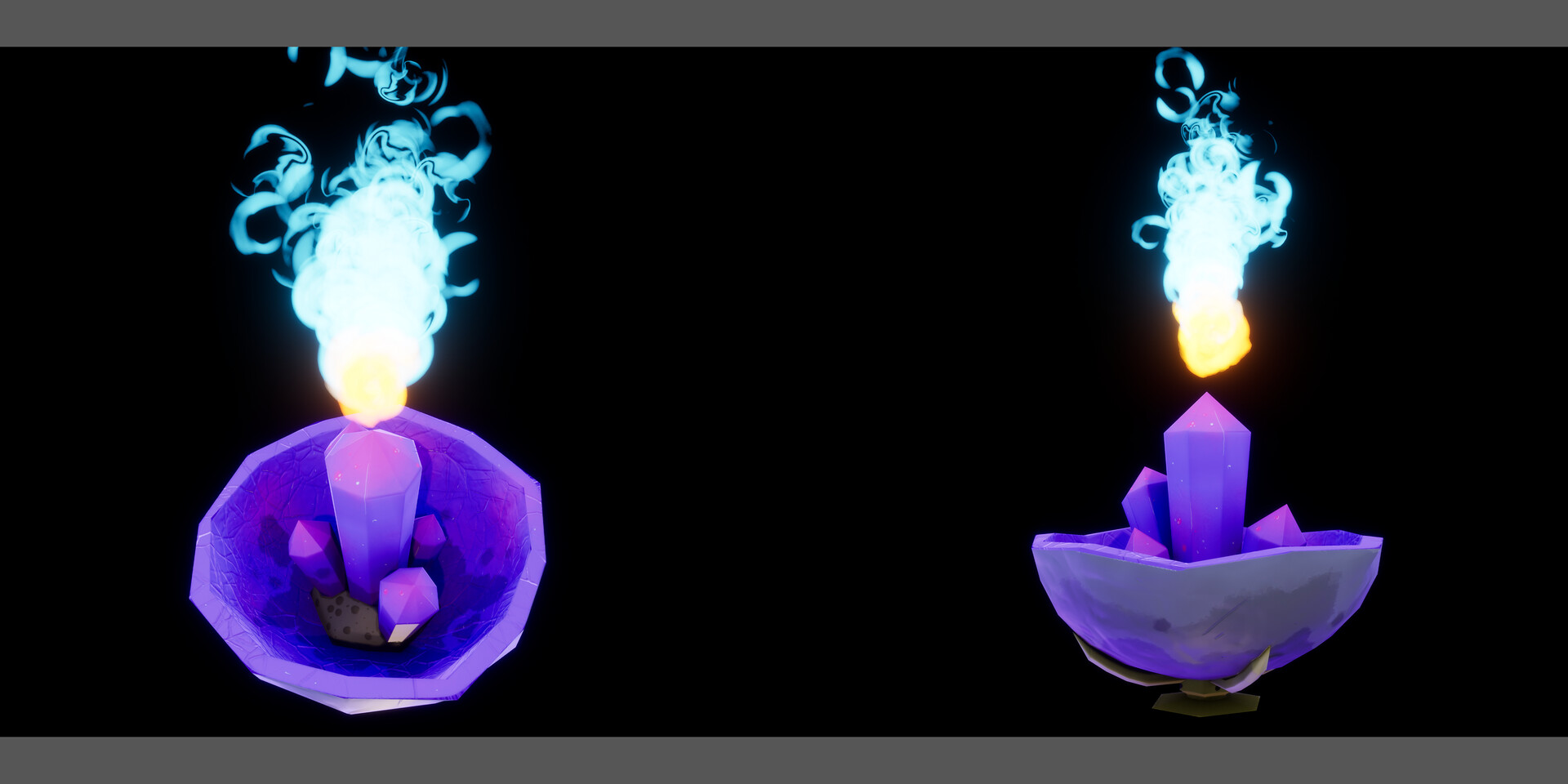 Robyn Lowder - Crystal Brazier with VFX Magical Flames!