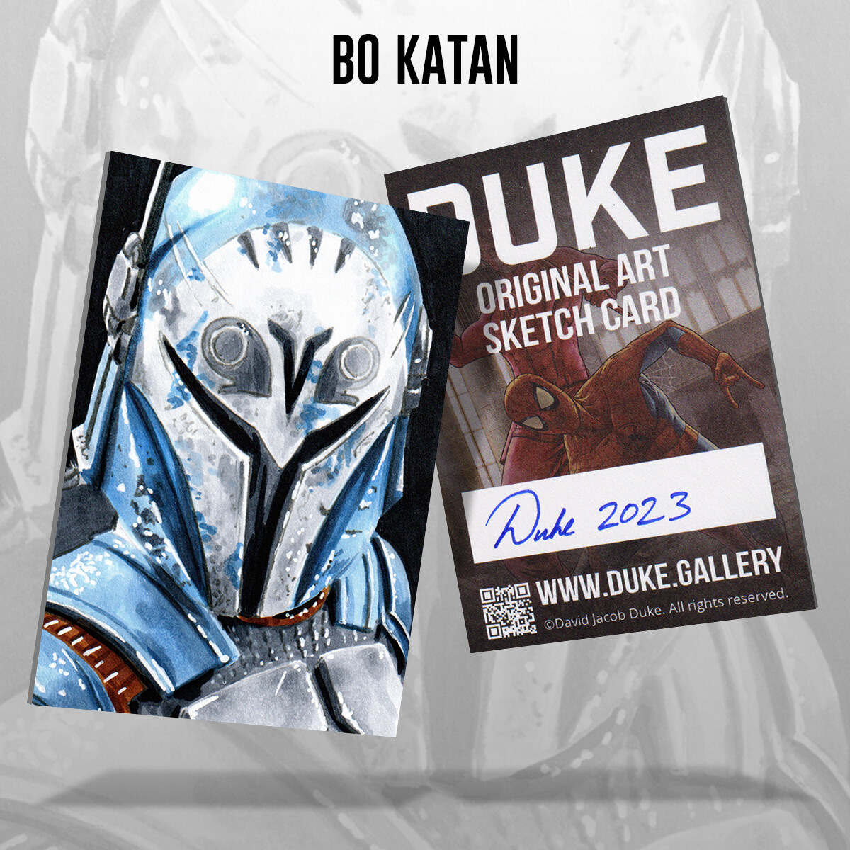 David Duke - Bo-Katan Sketch Card