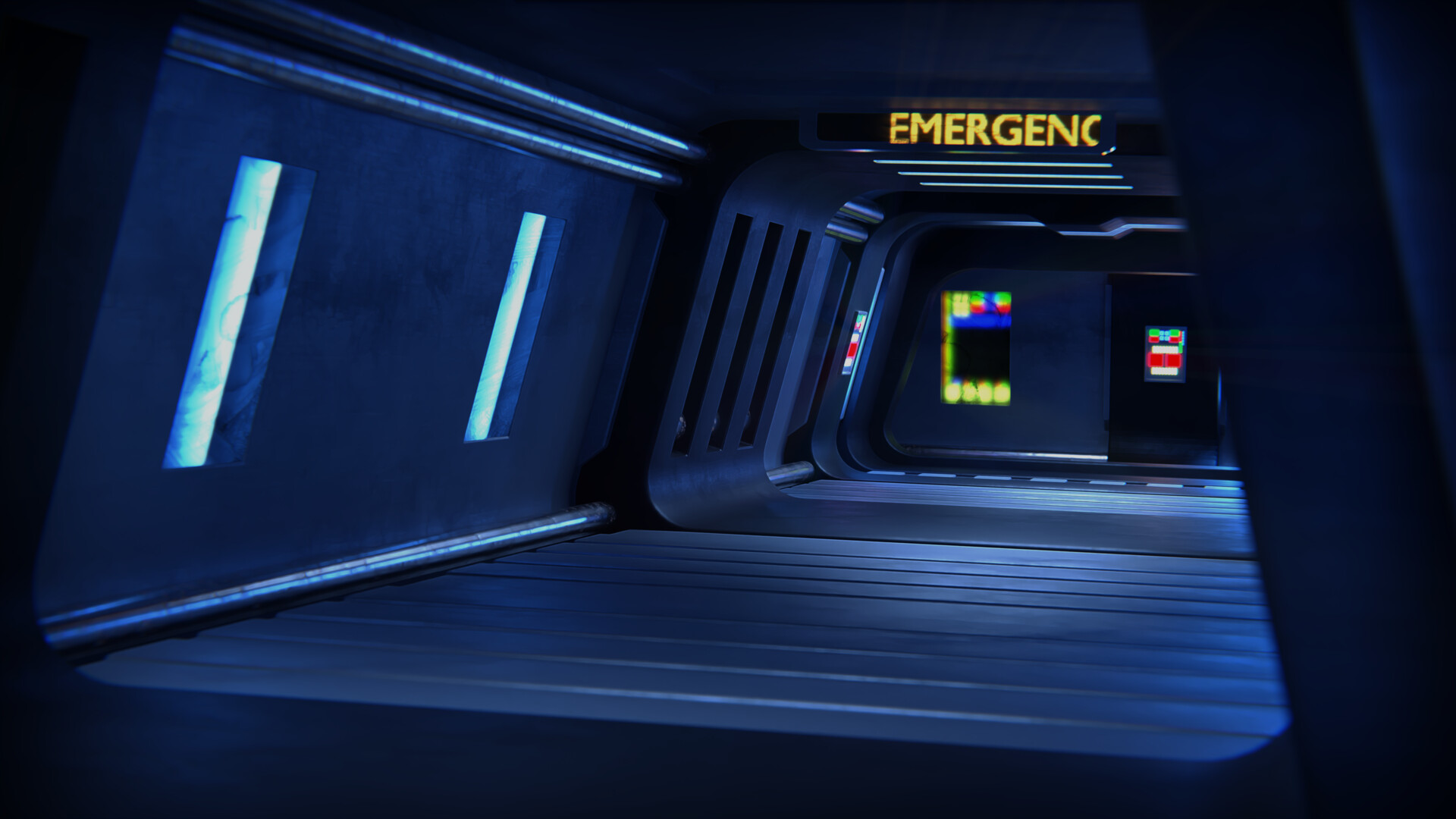 ArtStation - Spaceship alley