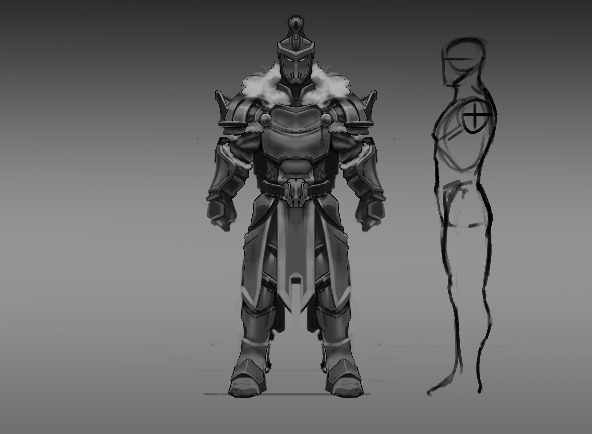 Holy Knight Drawing
