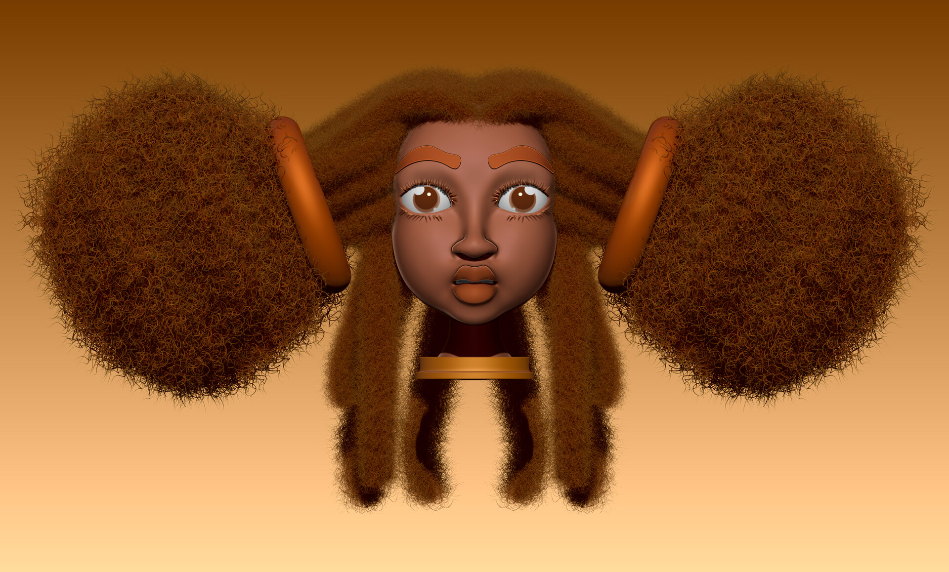 ArtStation - zuuLah_fiberMesh_naturalHair