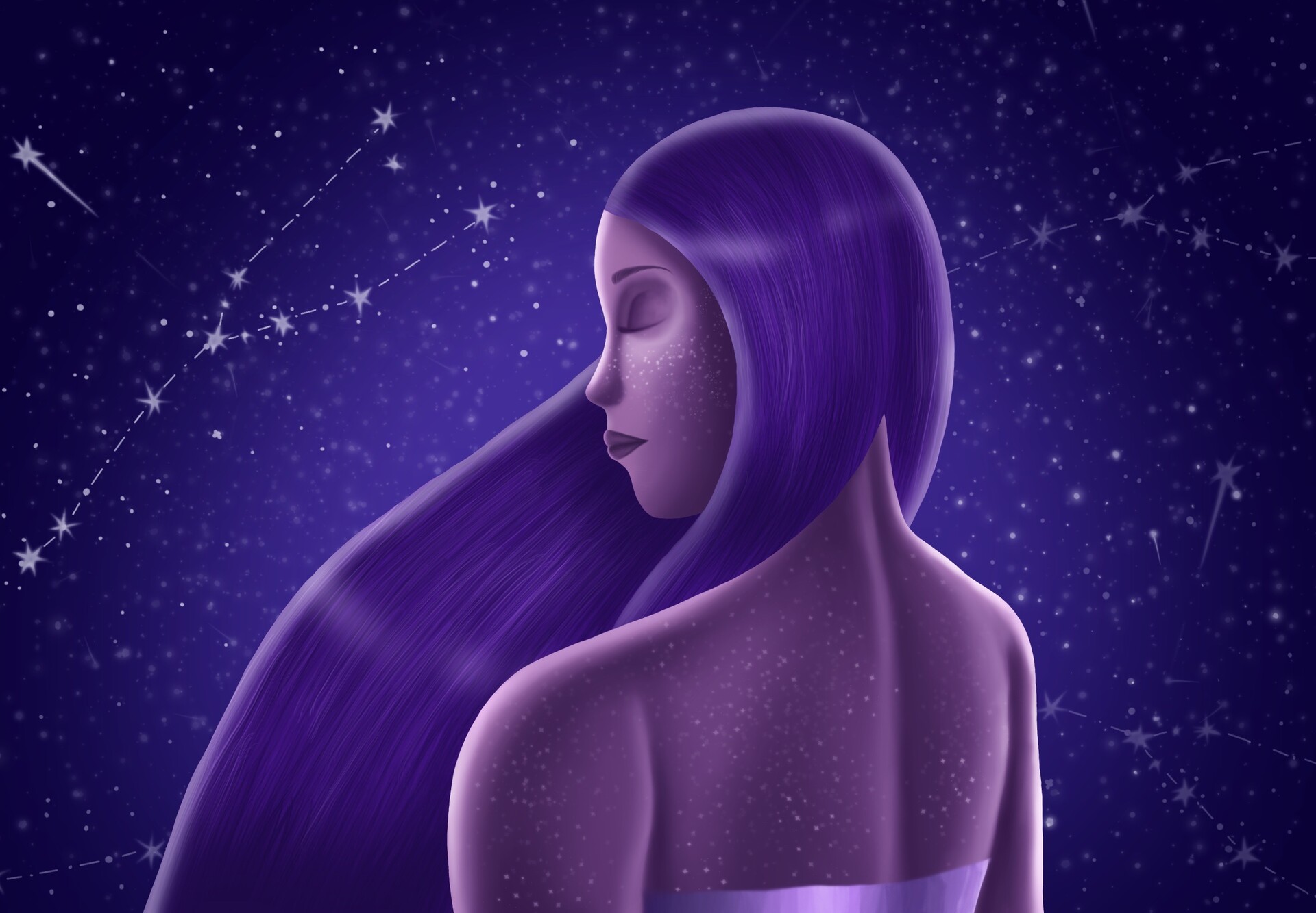 ArtStation - Starry freckles