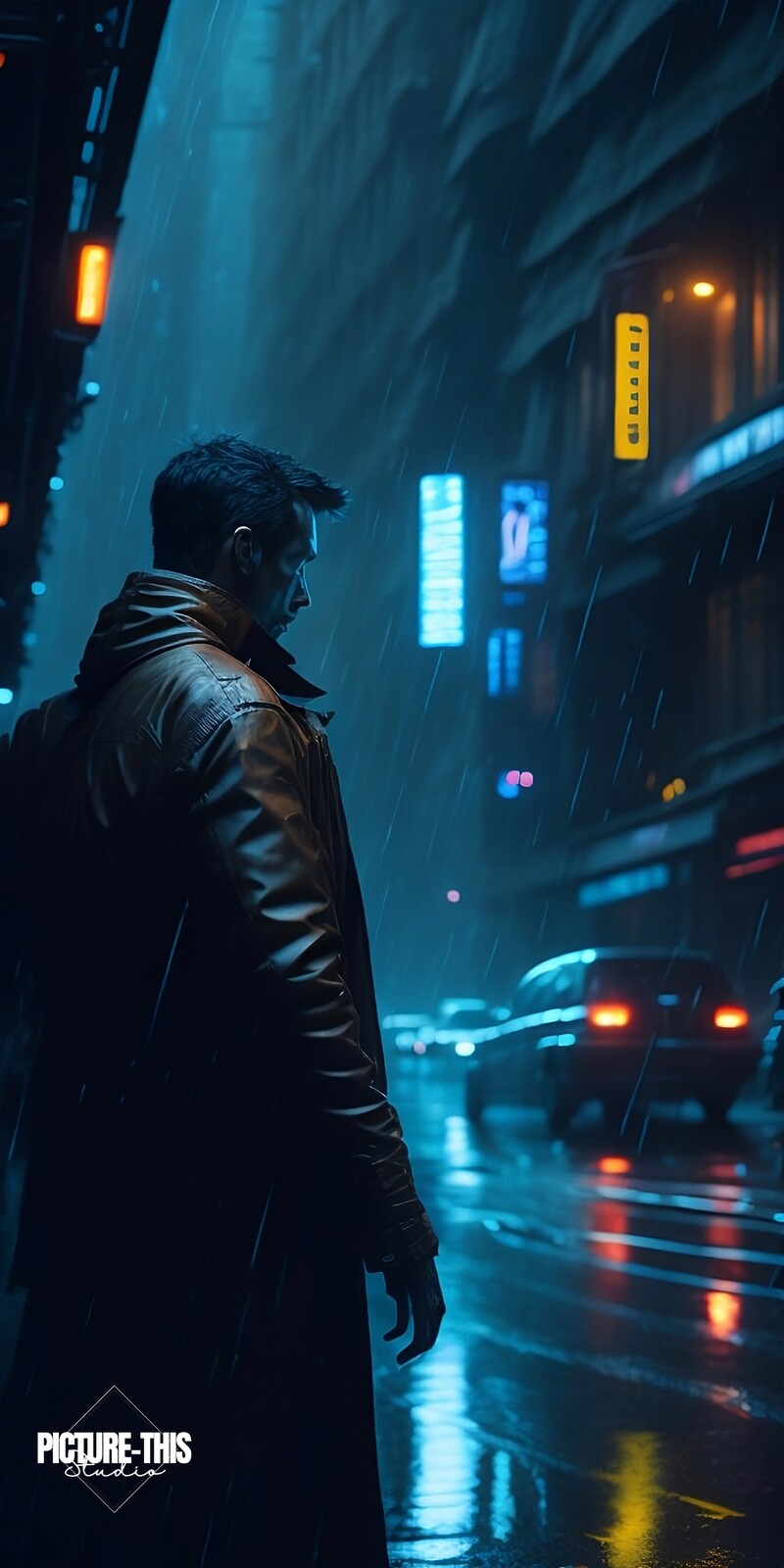 Amine Ben Taher - Electric Dreams: A Journey through Neon Cityscapes and Dystopian Realms