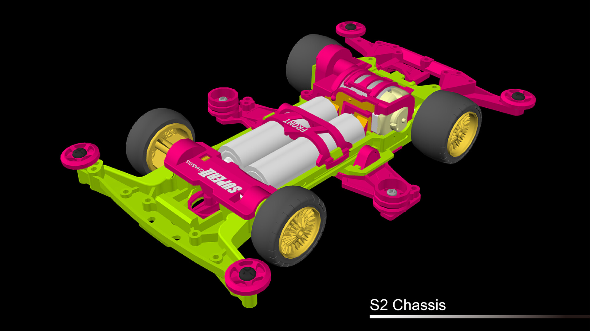 Mini 4wd Chassis
