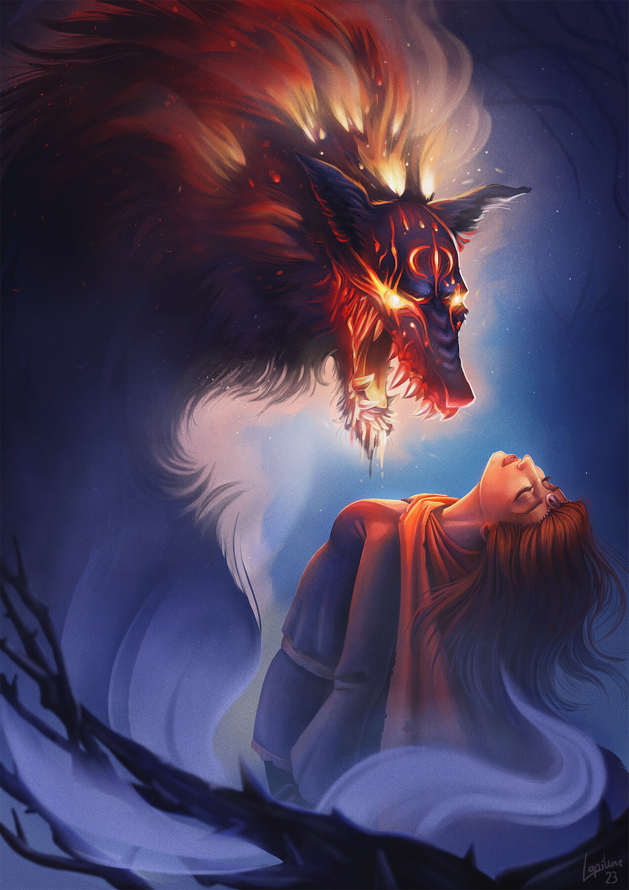 ArtStation - Beauty and the Wolf (2023)