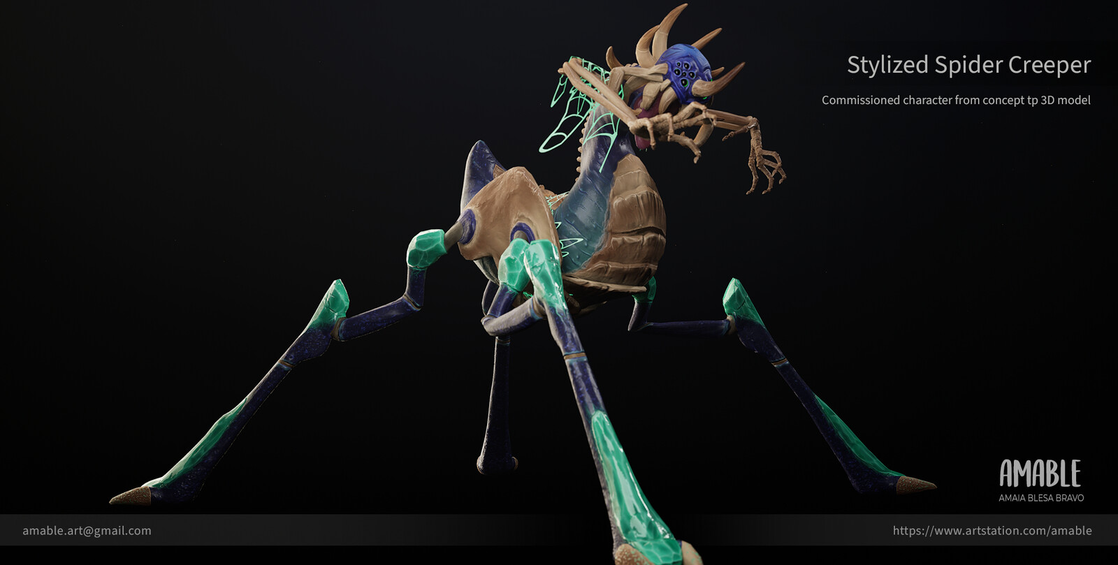 Amaia Blesa - Stylized Spider Creeper