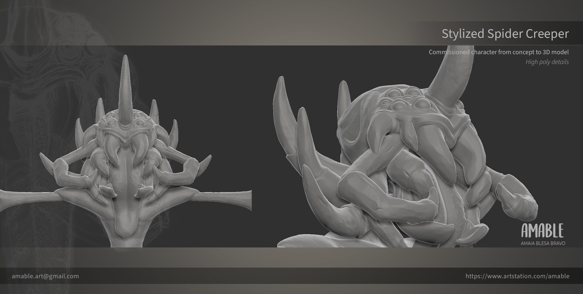 Amaia Blesa - Stylized Spider Creeper