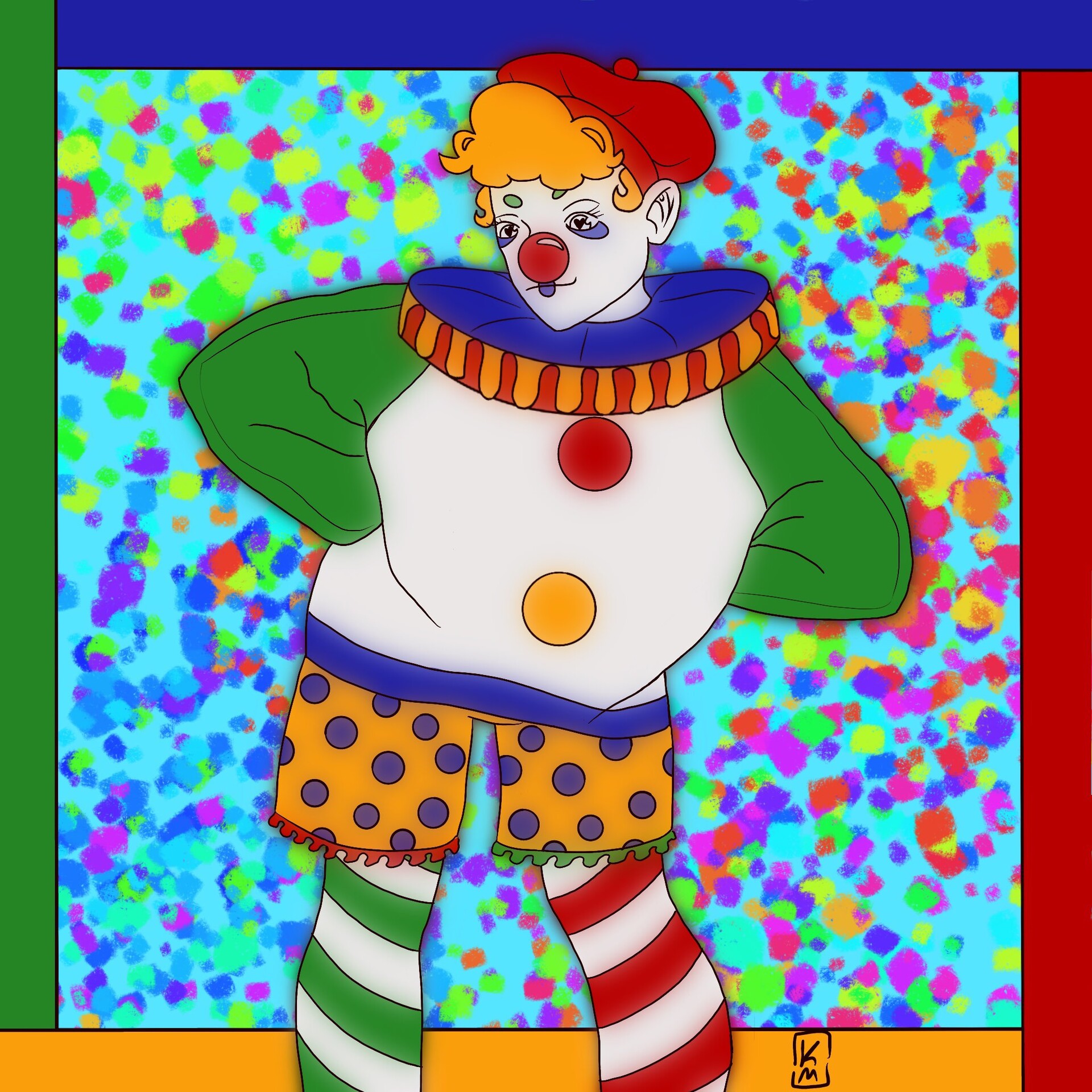 ArtStation - Kreepo the Clown Commission