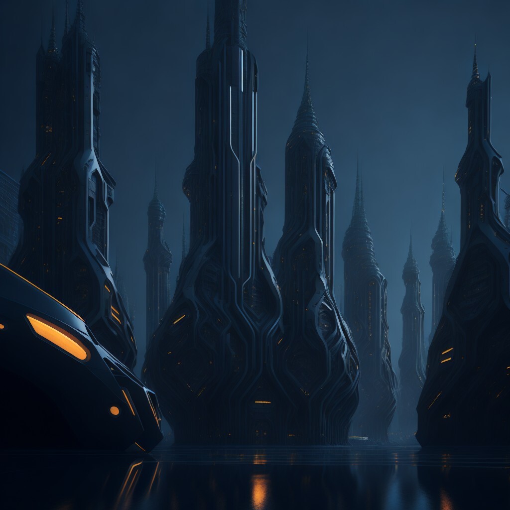 ArtStation - Futuristic city Moscow