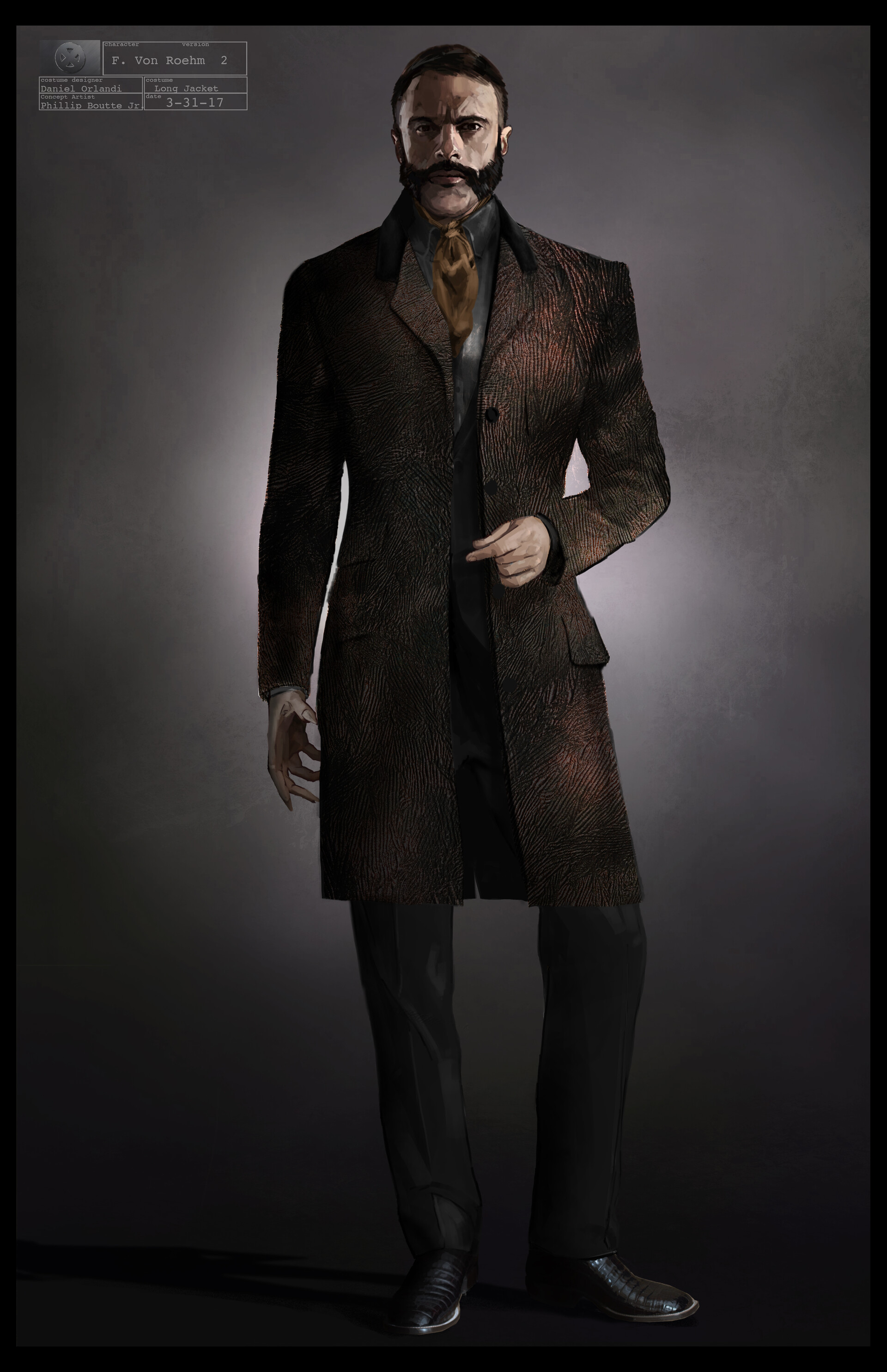 ArtStation - X-Men Dark Phoenix: Van Rohem (Unused Hellfire Club)