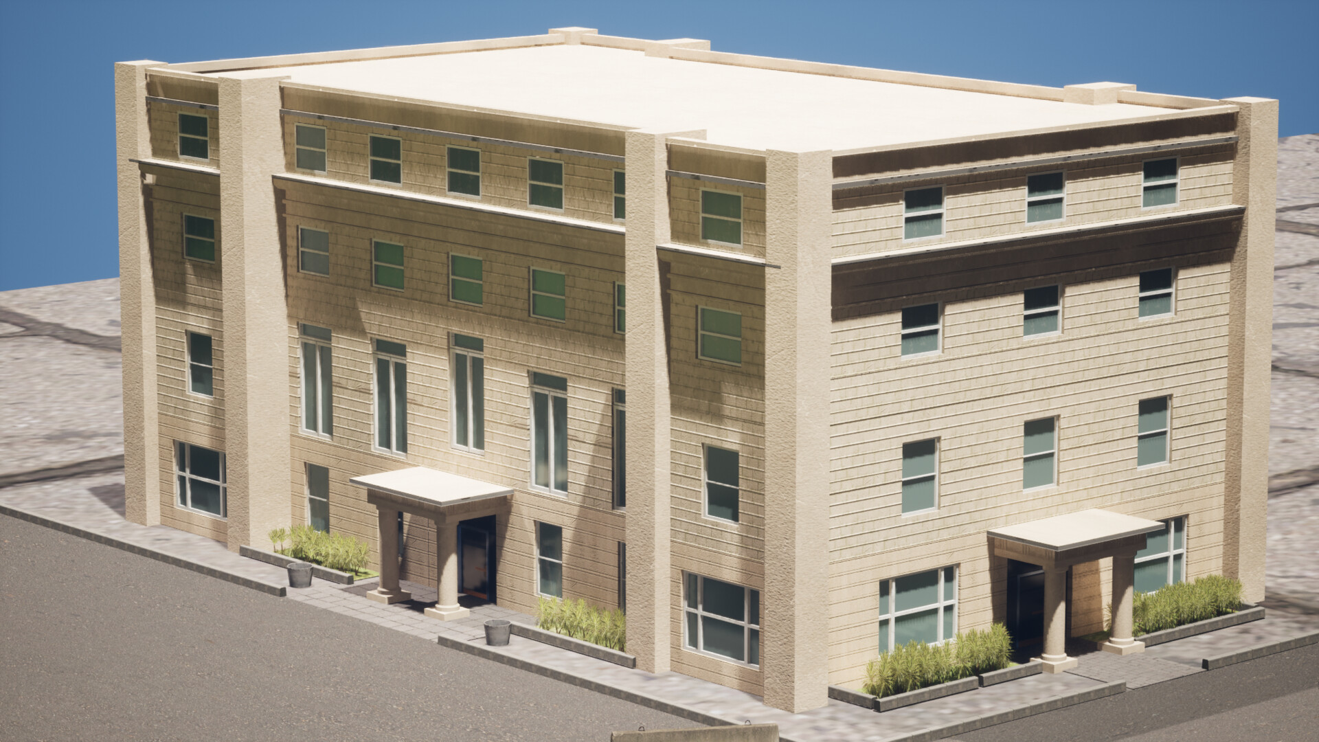 ArtStation - Trim Sheet Building