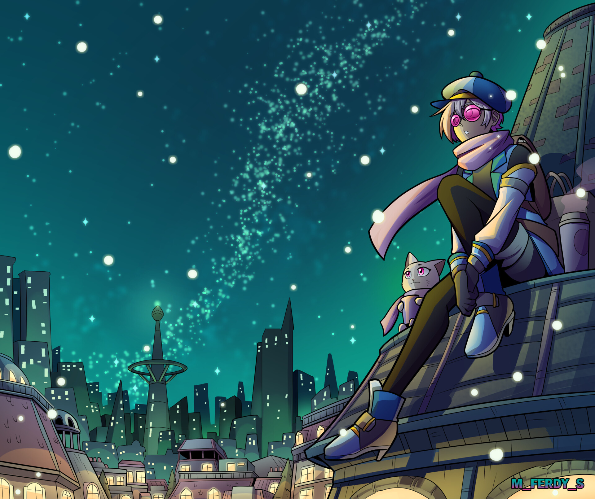 ArtStation - SNOW NIGHT ️