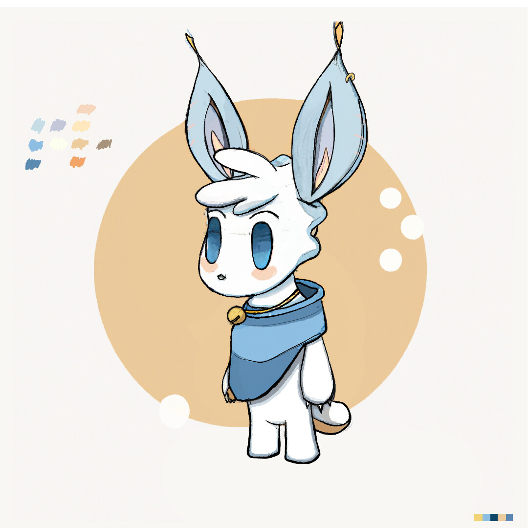 Juan Jesús - Bunny Character Design and modeling for SOAH game.