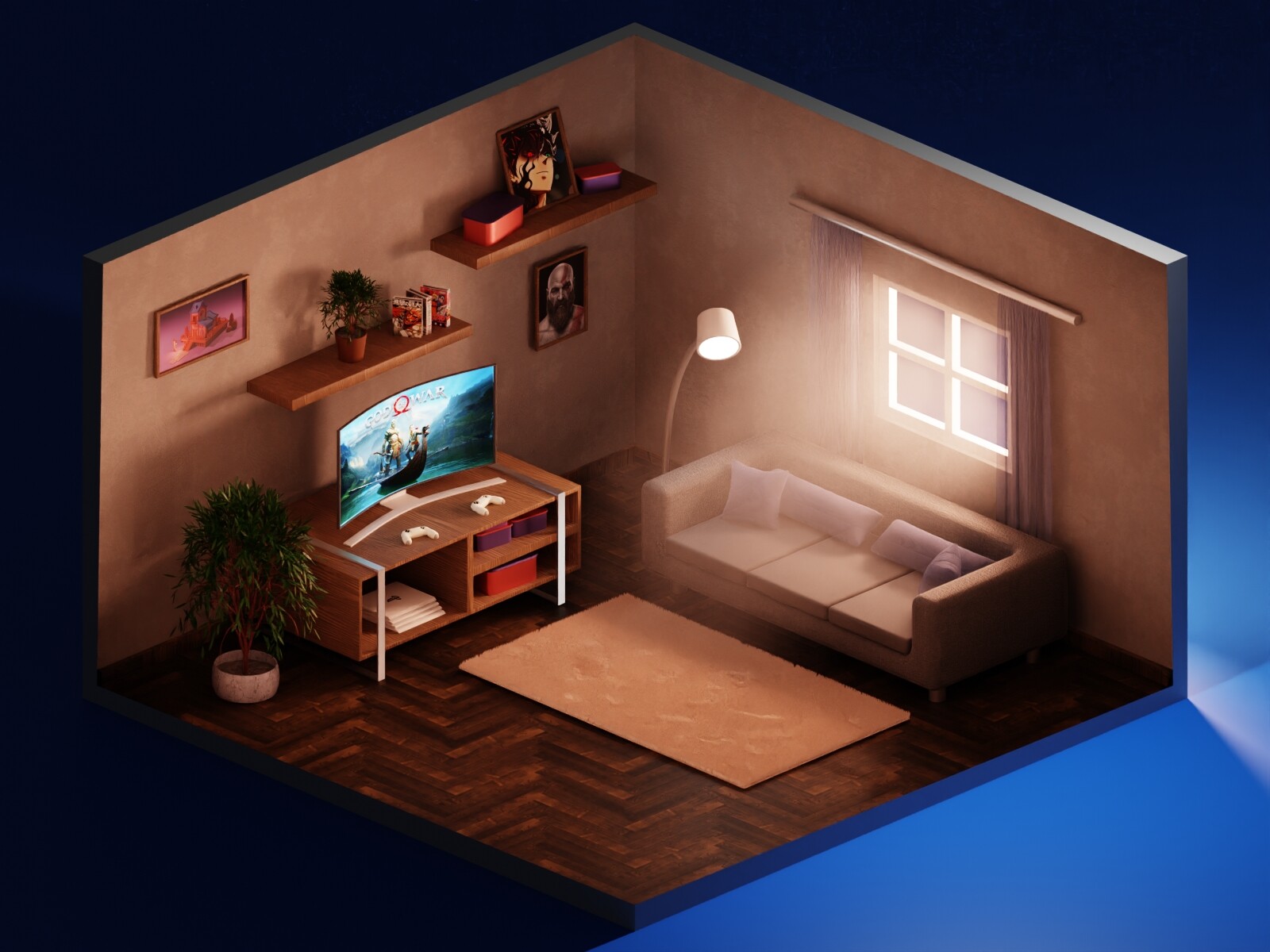 ArtStation - Relaxing room