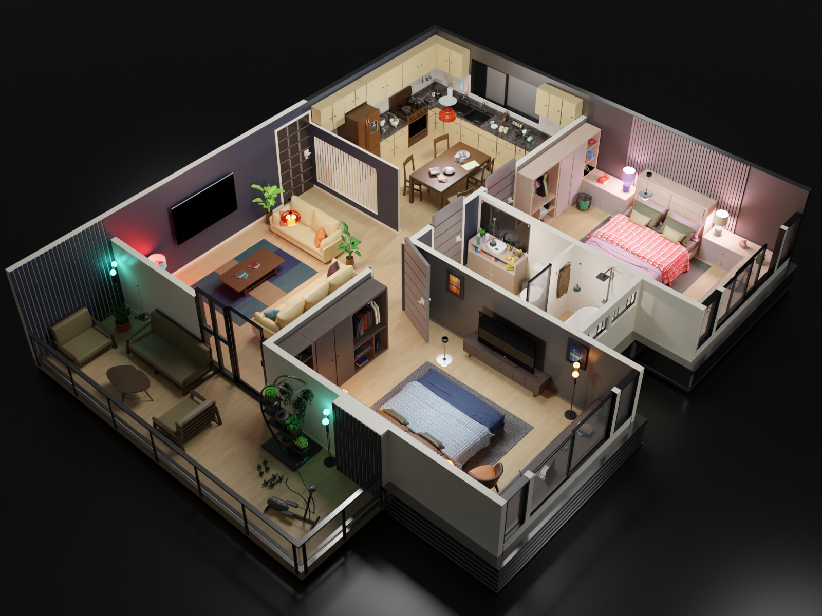 ArtStation - Apartment (Exercise)