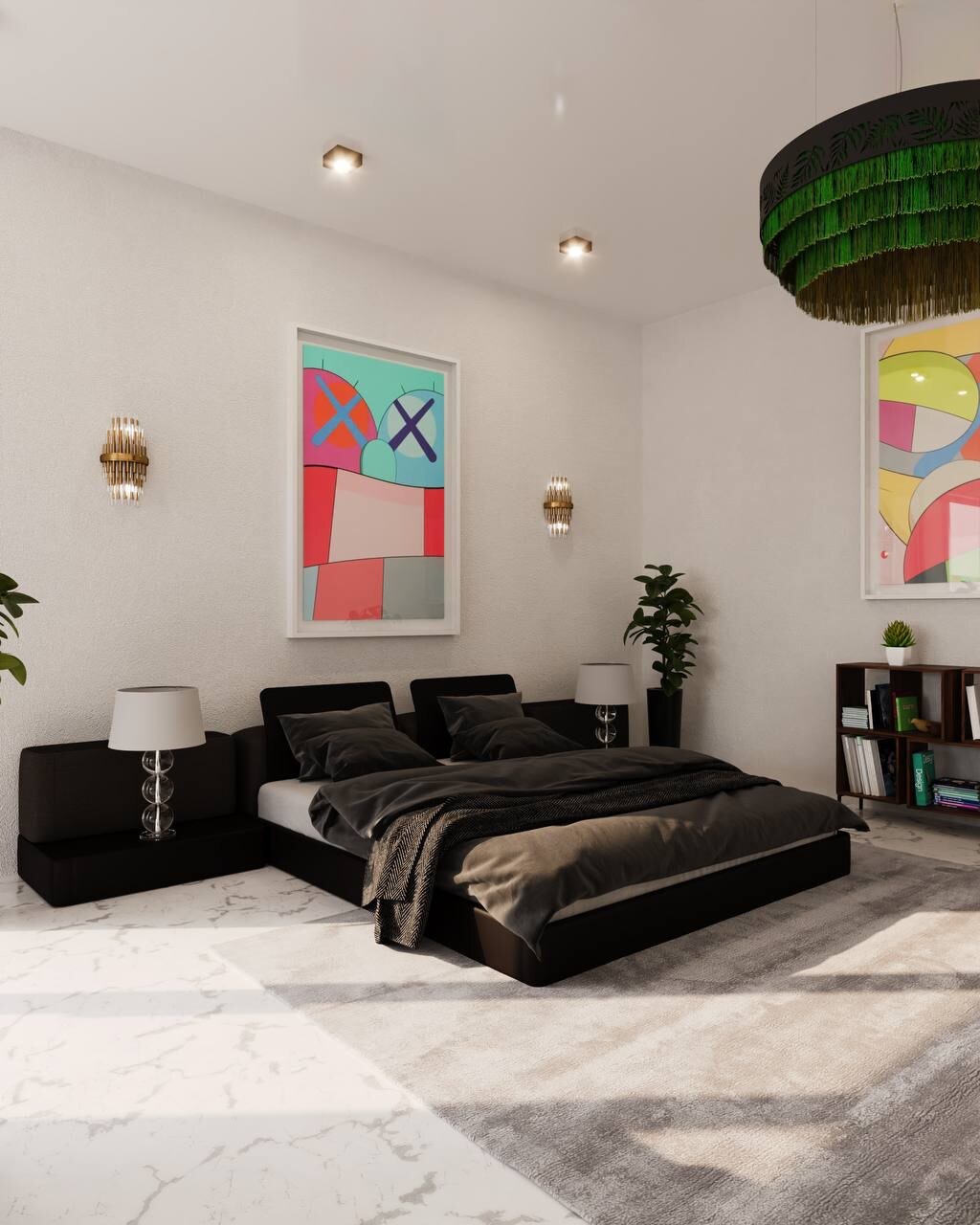 ArtStation - Modern bedroom