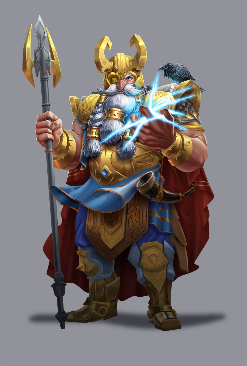 ArtStation - Odin Character art