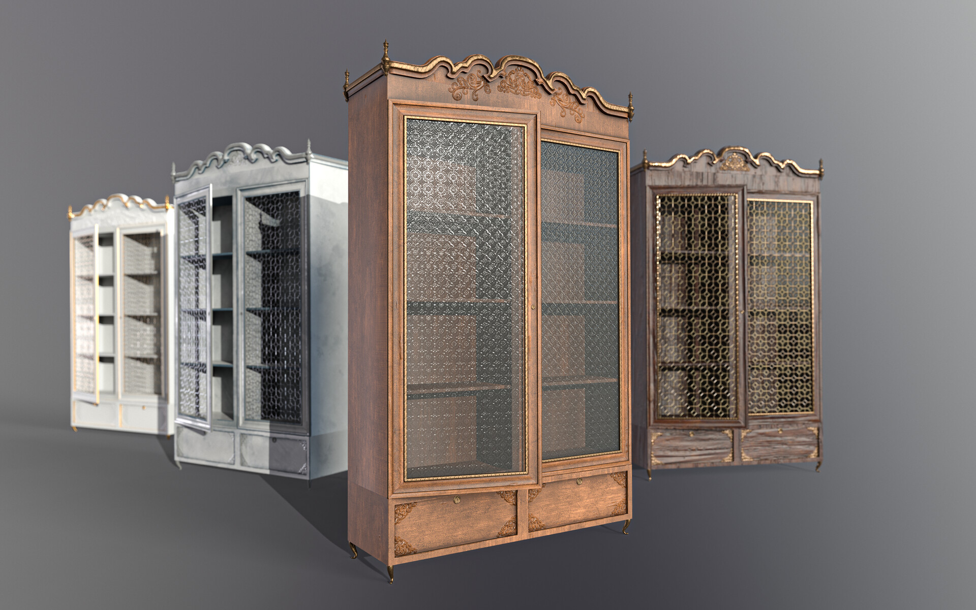 ArtStation - Cupboard 3d model (game ready)
