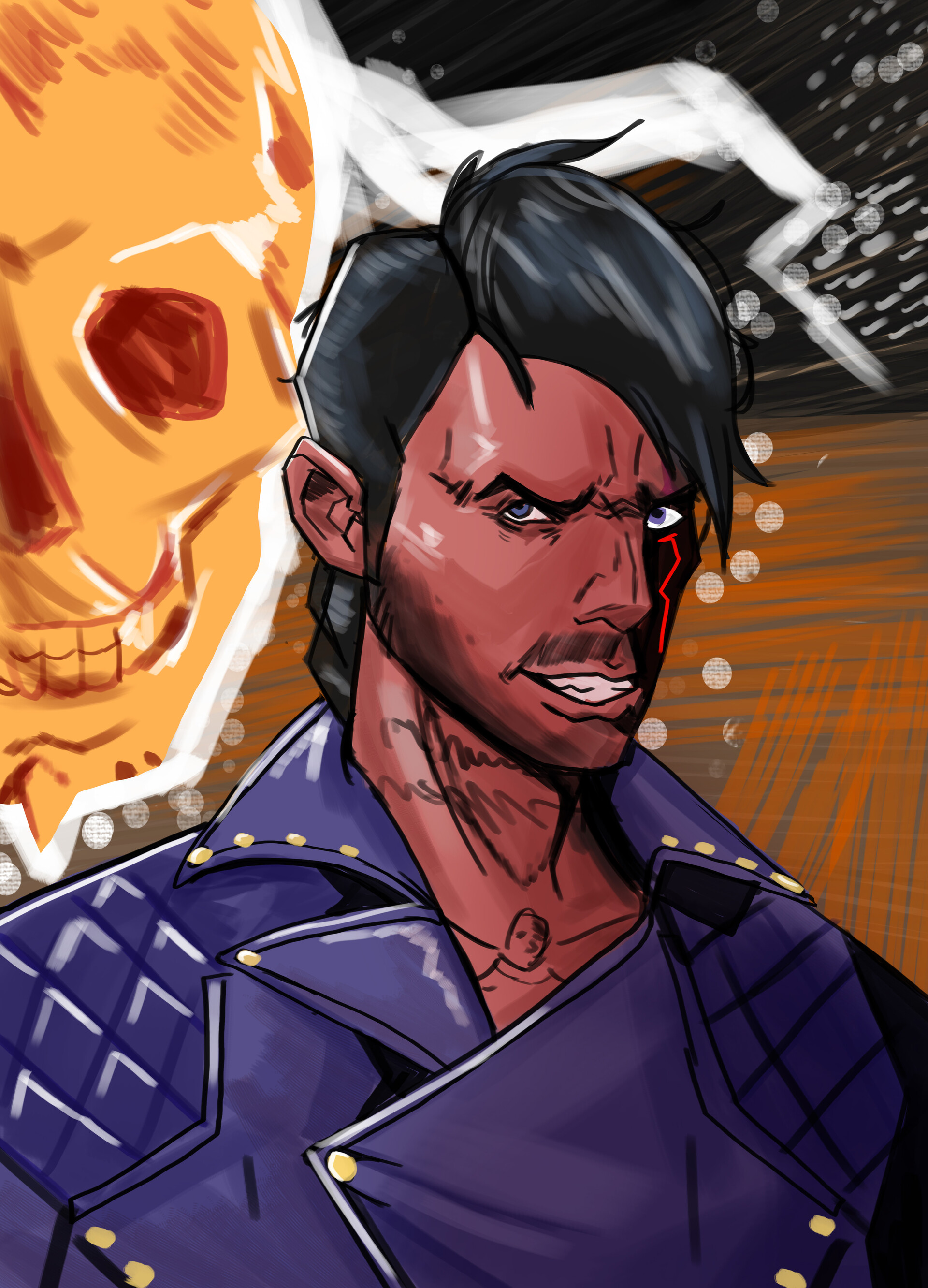 Zack Clements - Disco Elysium Style Portraits