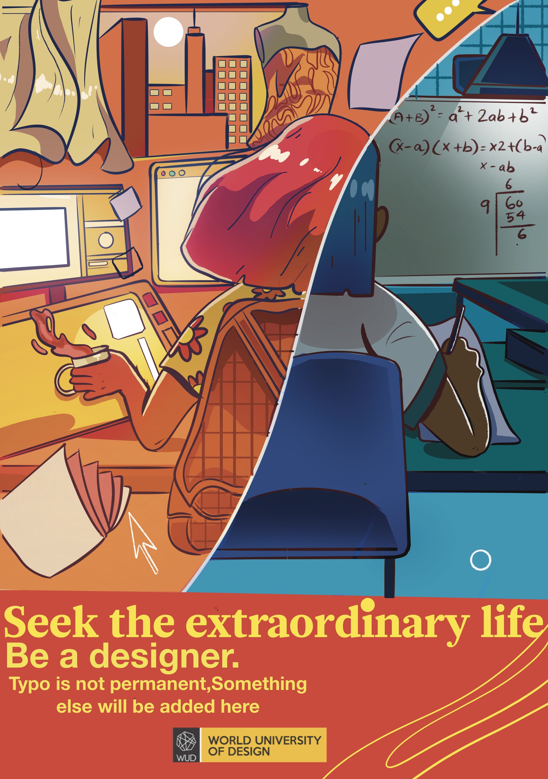 ArtStation - newspaper marketing campaign for University