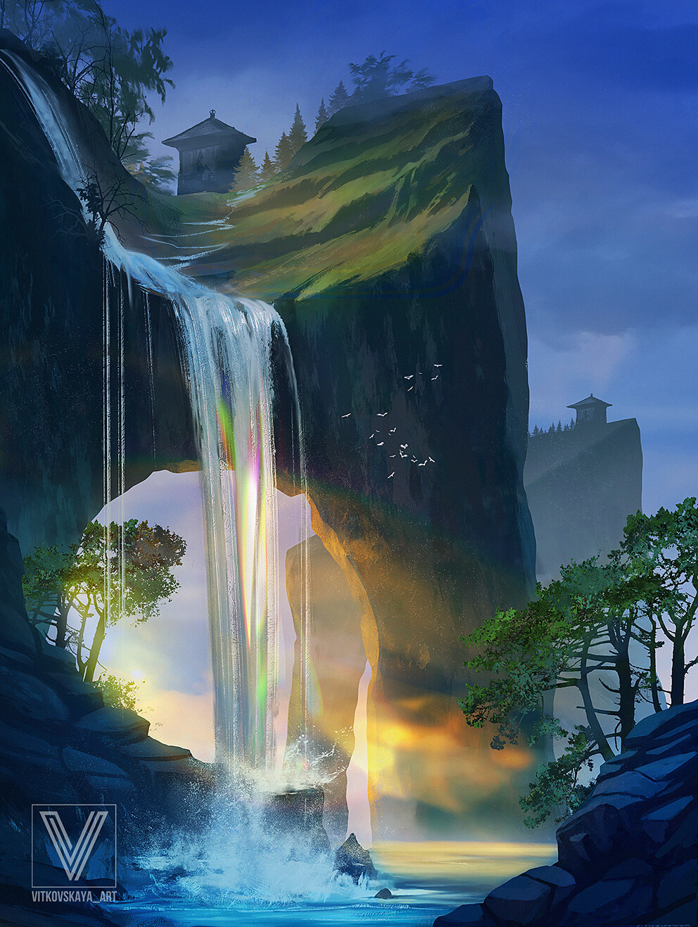 ArtStation - Waterfall