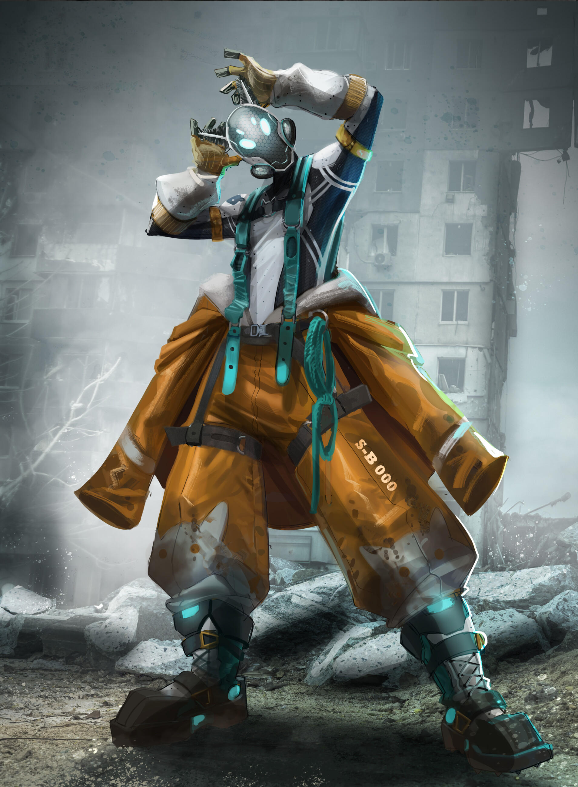 ArtStation - S-BUNNY, Search and Rescue Hero