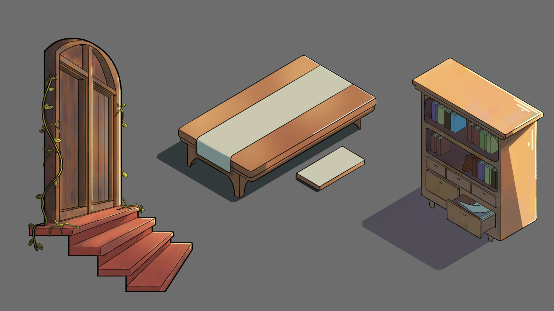 ArtStation - PROP DESIGNS - INDOOR AND OUTDOOR