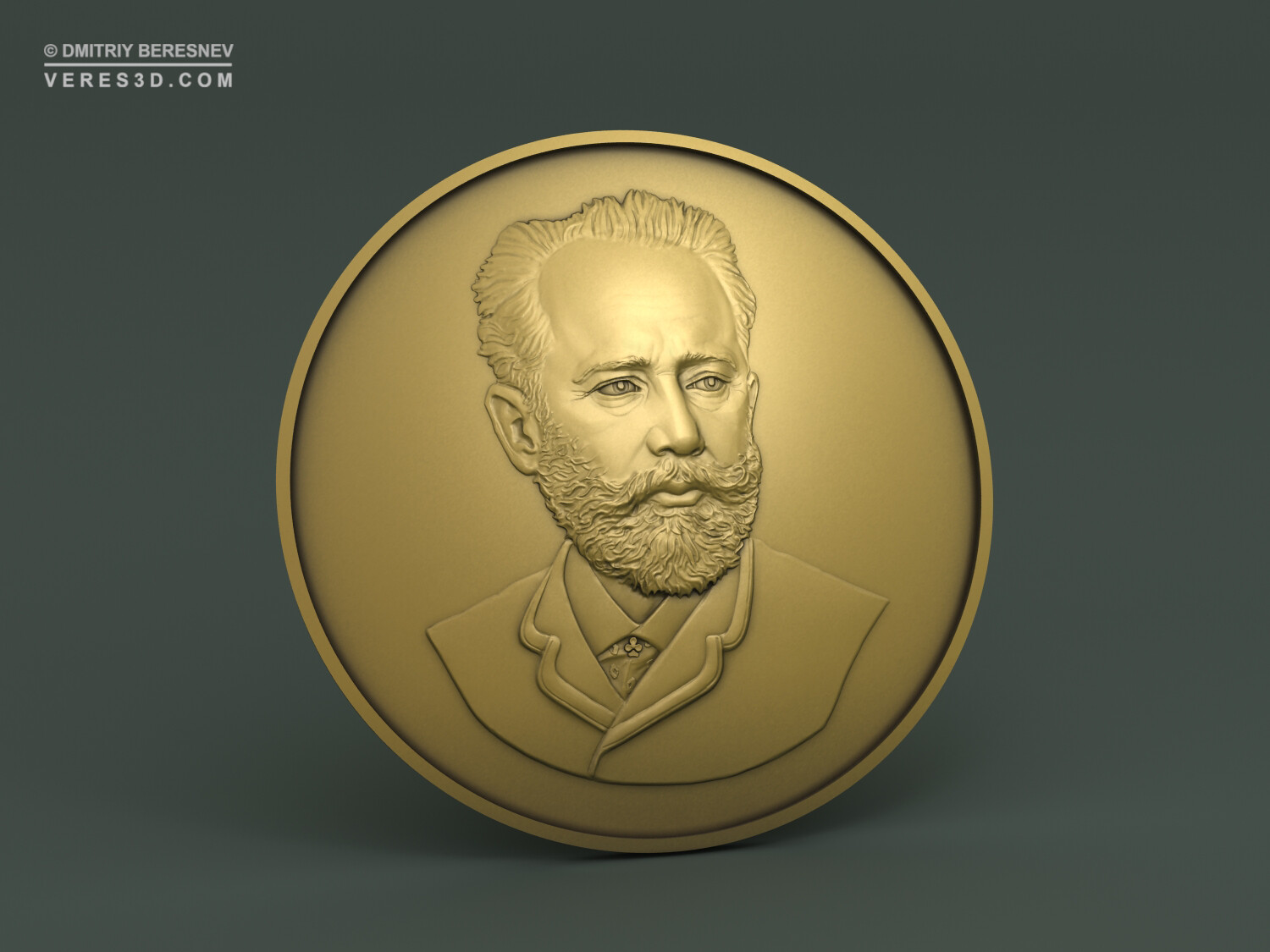 Dmitriy Beresnev - Tchaikovsky, 3D relief