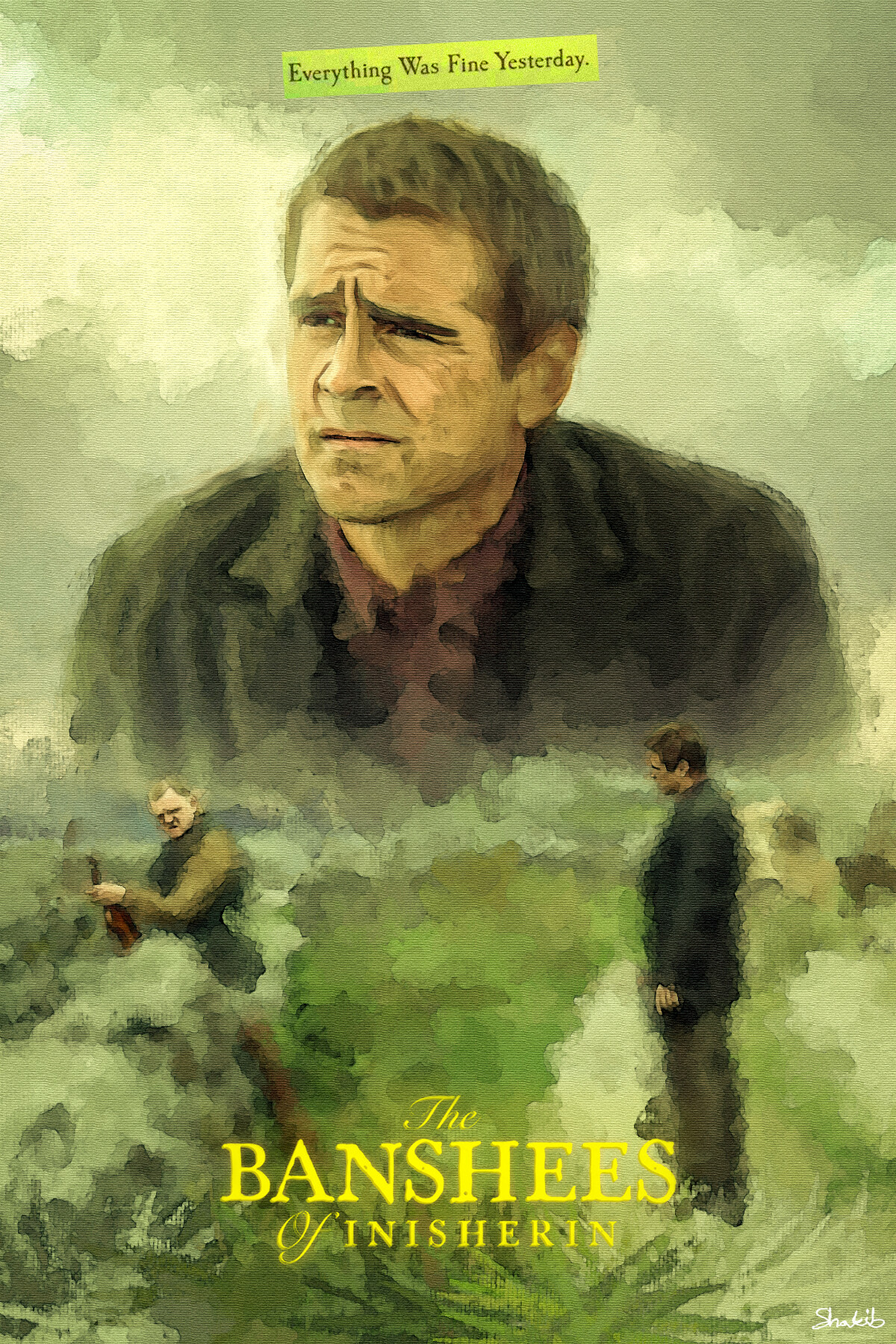 ArtStation - The Banshee Of Inisherin painting poster