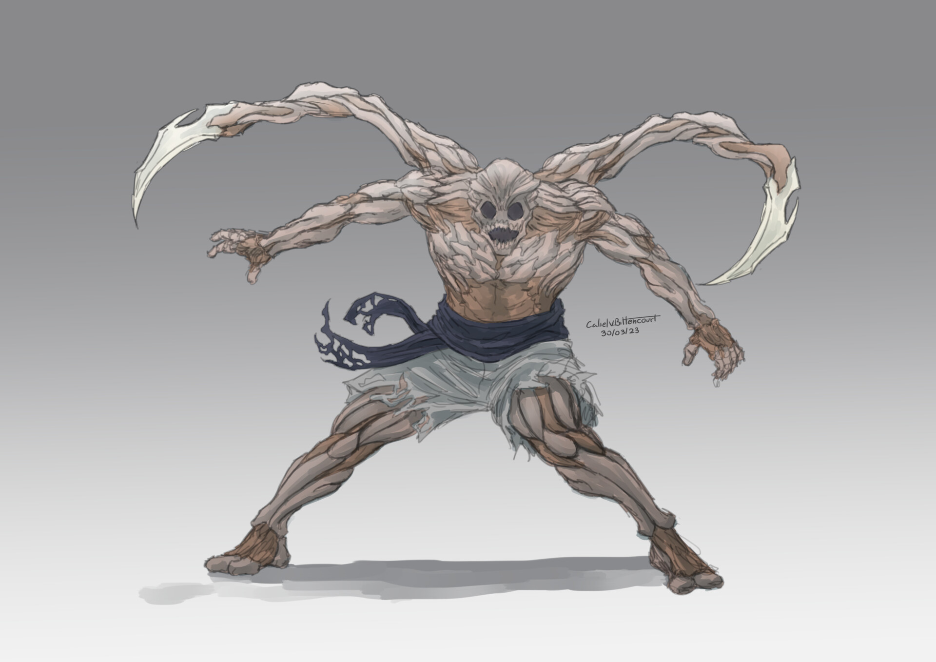 ArtStation - Monster #1 - "Game Project" CONCEPT ART #11