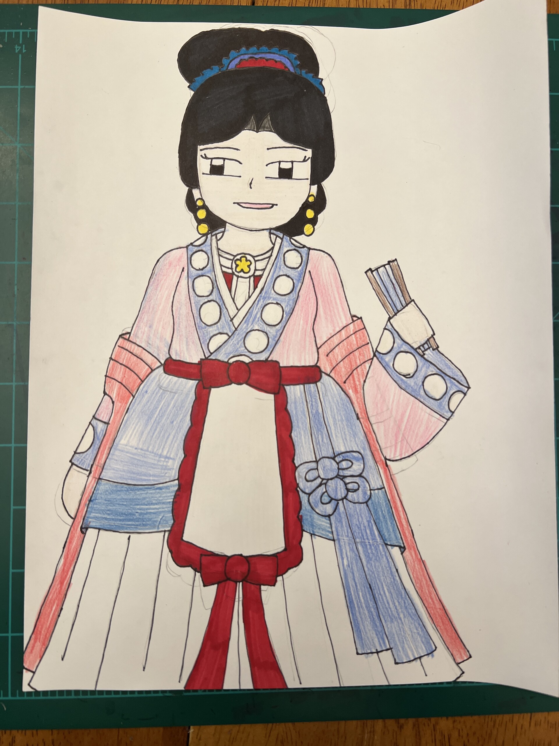 ArtStation - Kisaeng from the Goryeo Dynasty