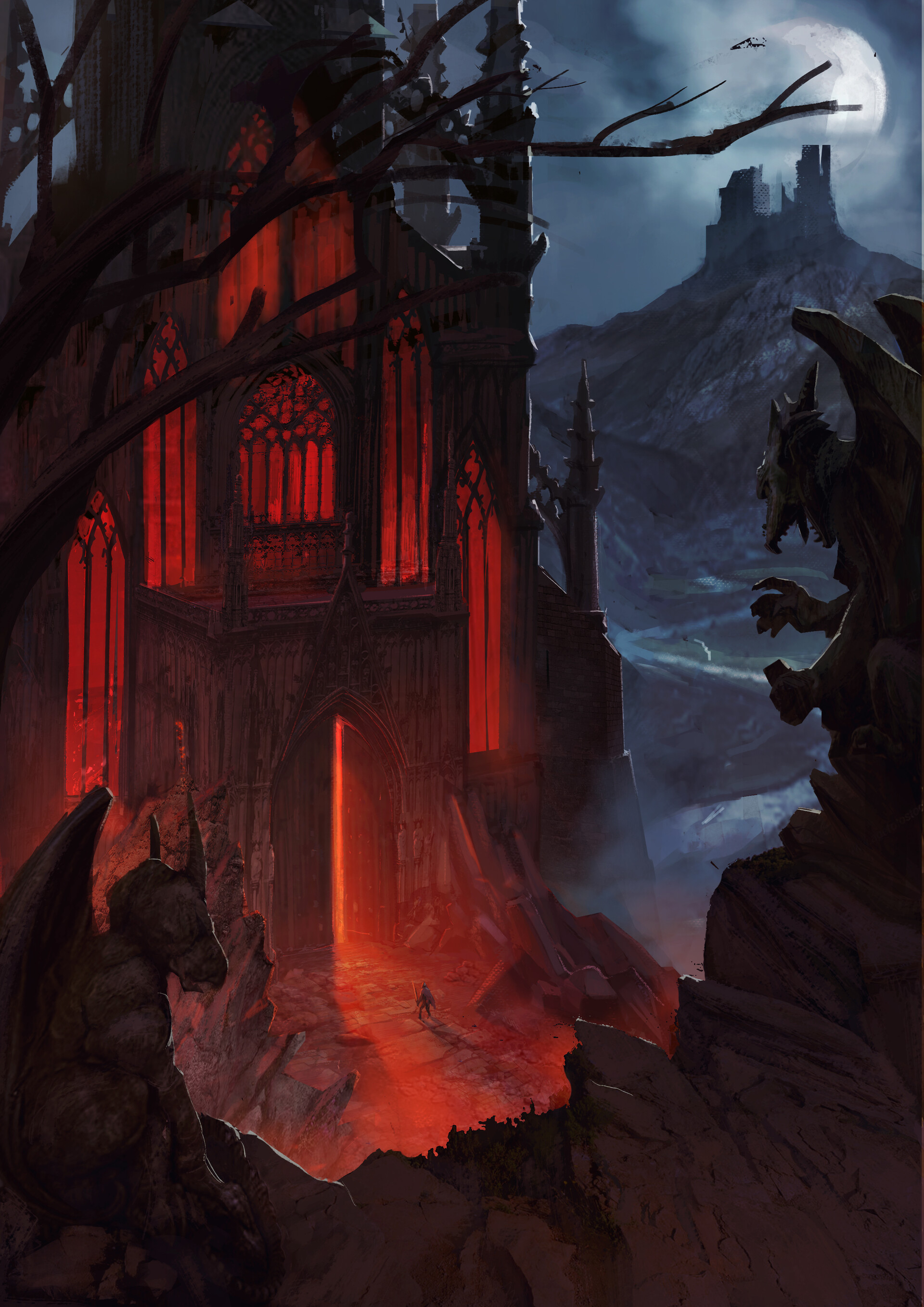 ArtStation - CASTLE GARGOYLES