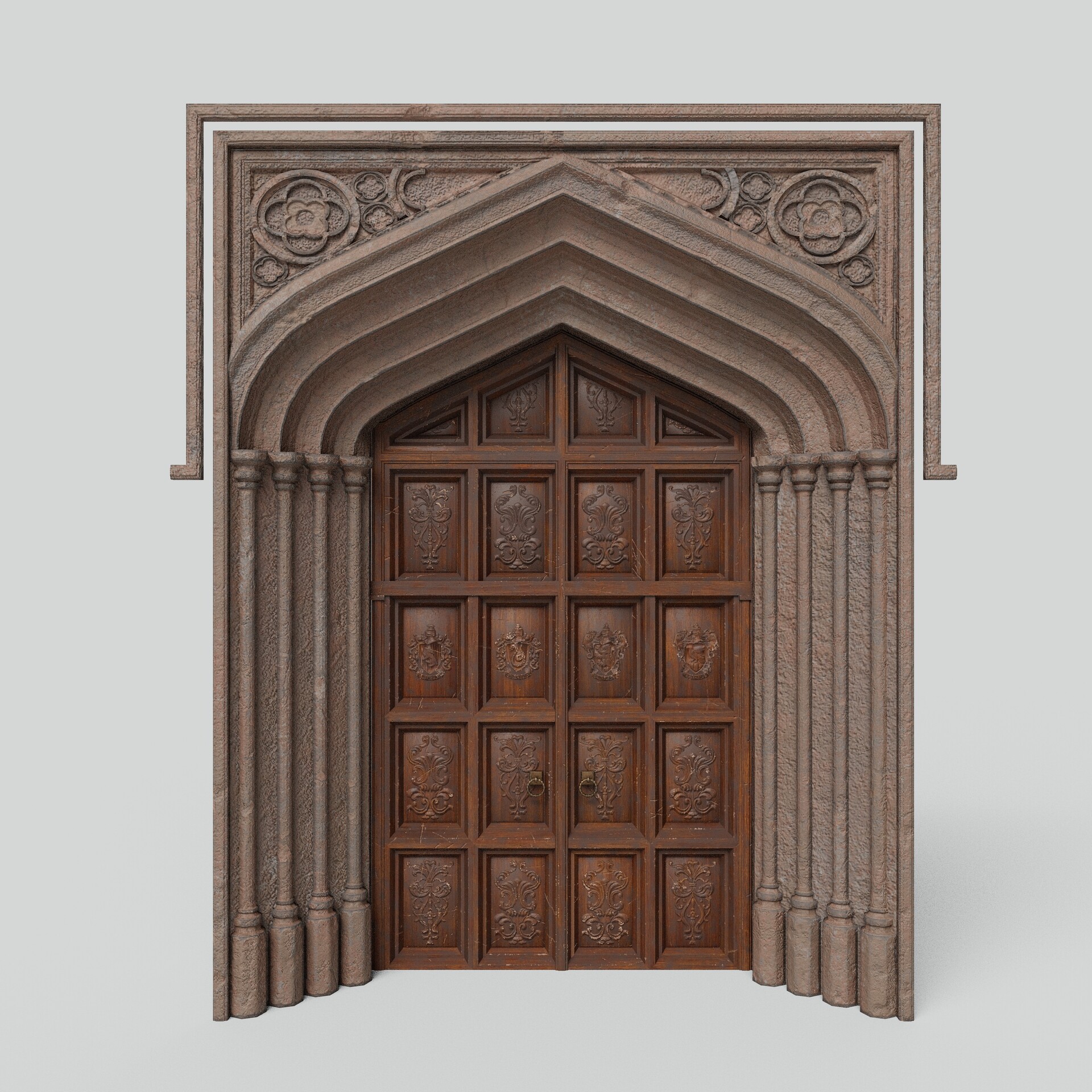 ArtStation - The Great Big Hall Entrance Door