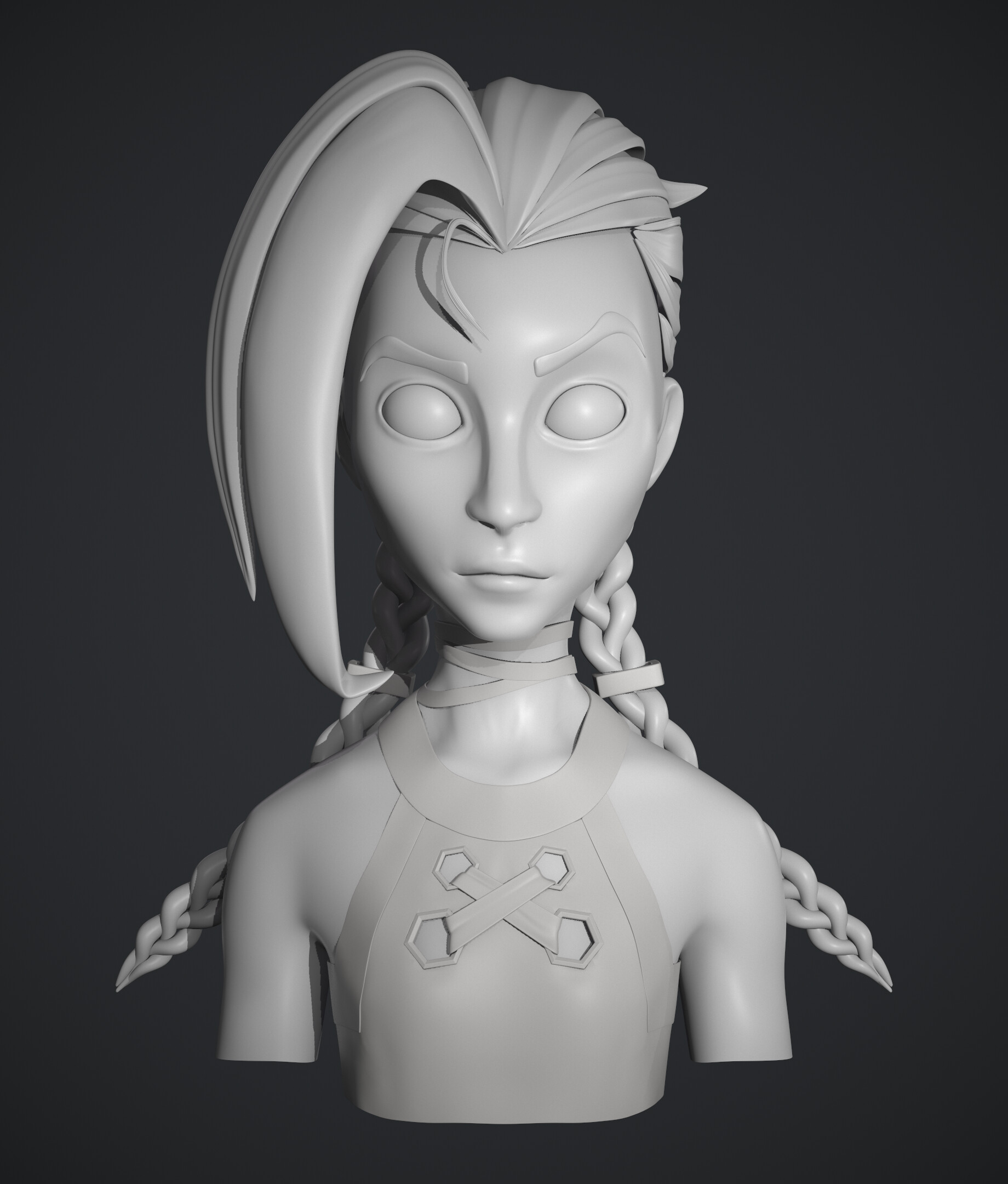 ArtStation - Character practice (Jinx)