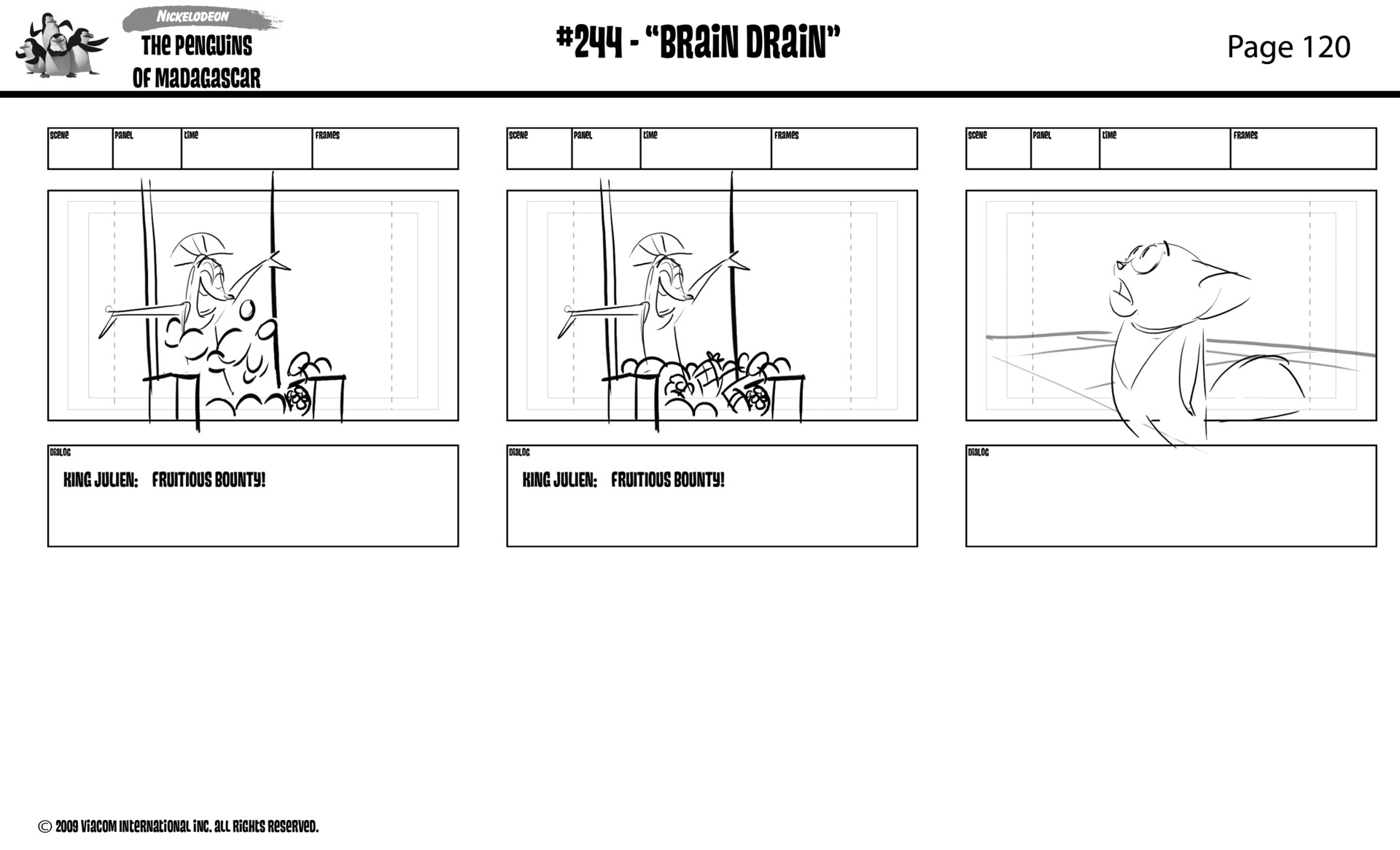 Thomas Bernardo - Storyboards - Penguins of Madagascar - Brain Drain ...