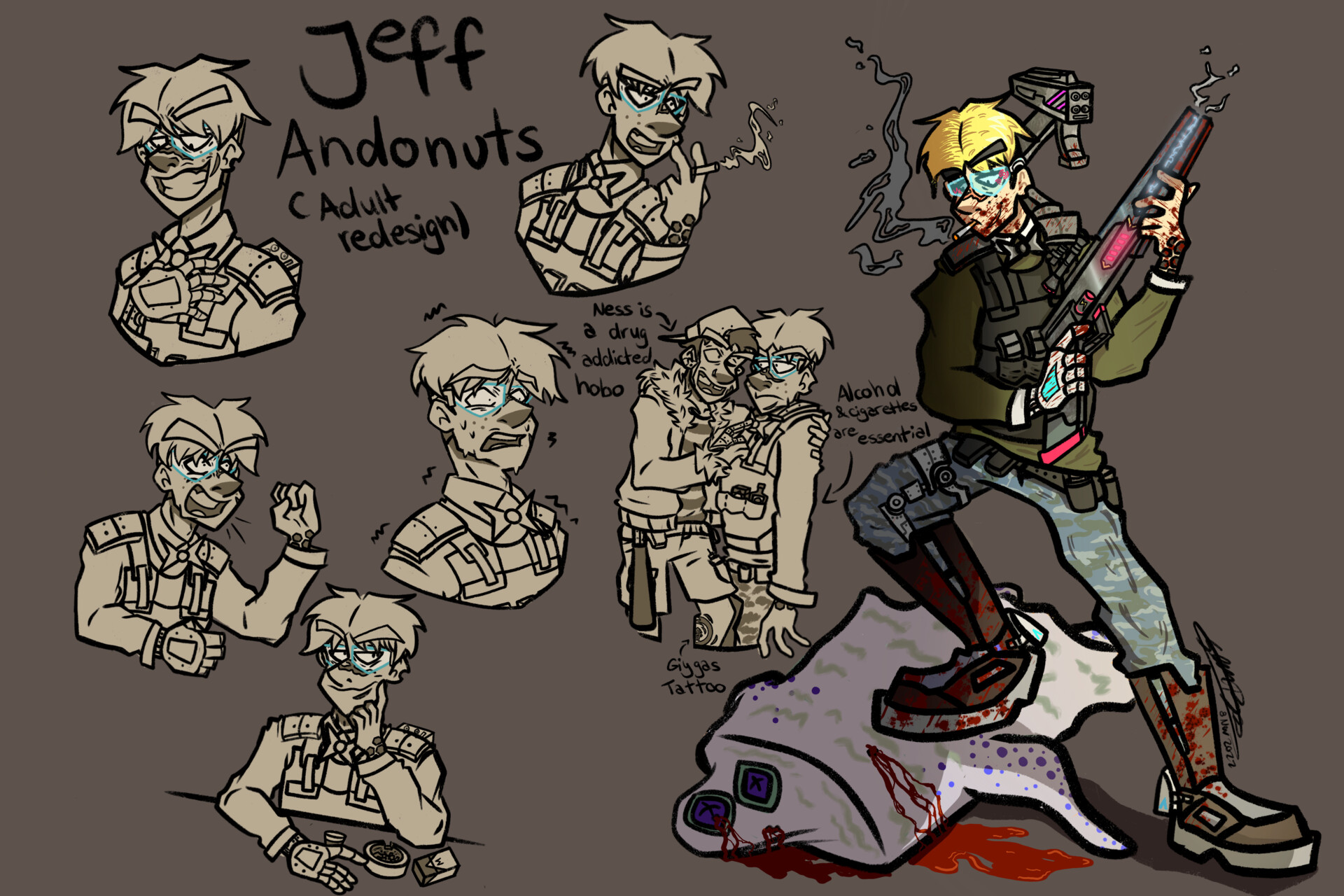 ArtStation - Redesign Jeff Andonuts