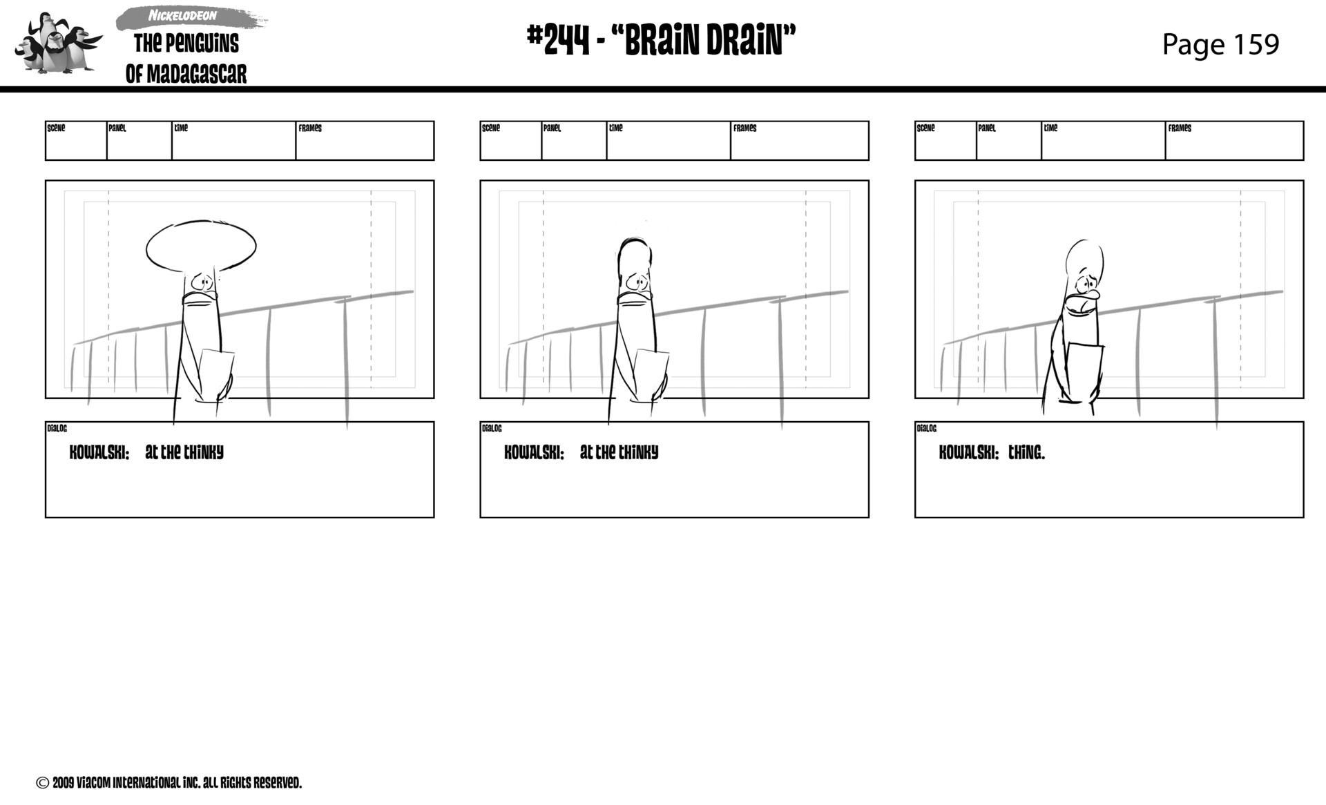 Thomas Bernardo - Storyboards - Penguins of Madagascar - Brain Drain ...