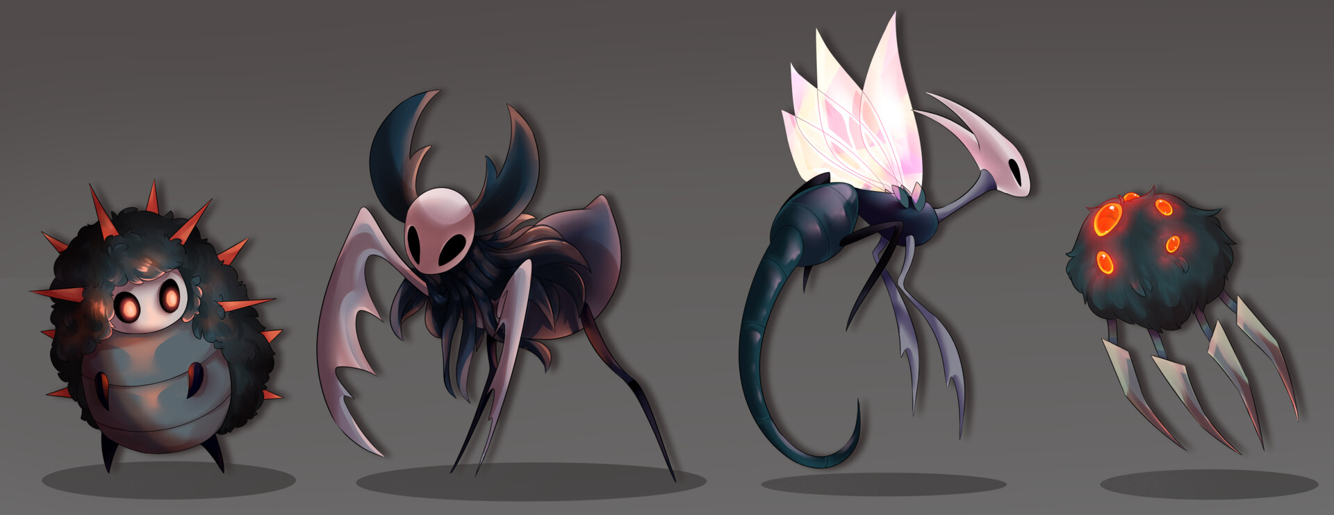 ArtStation - Hollow Knight enemies