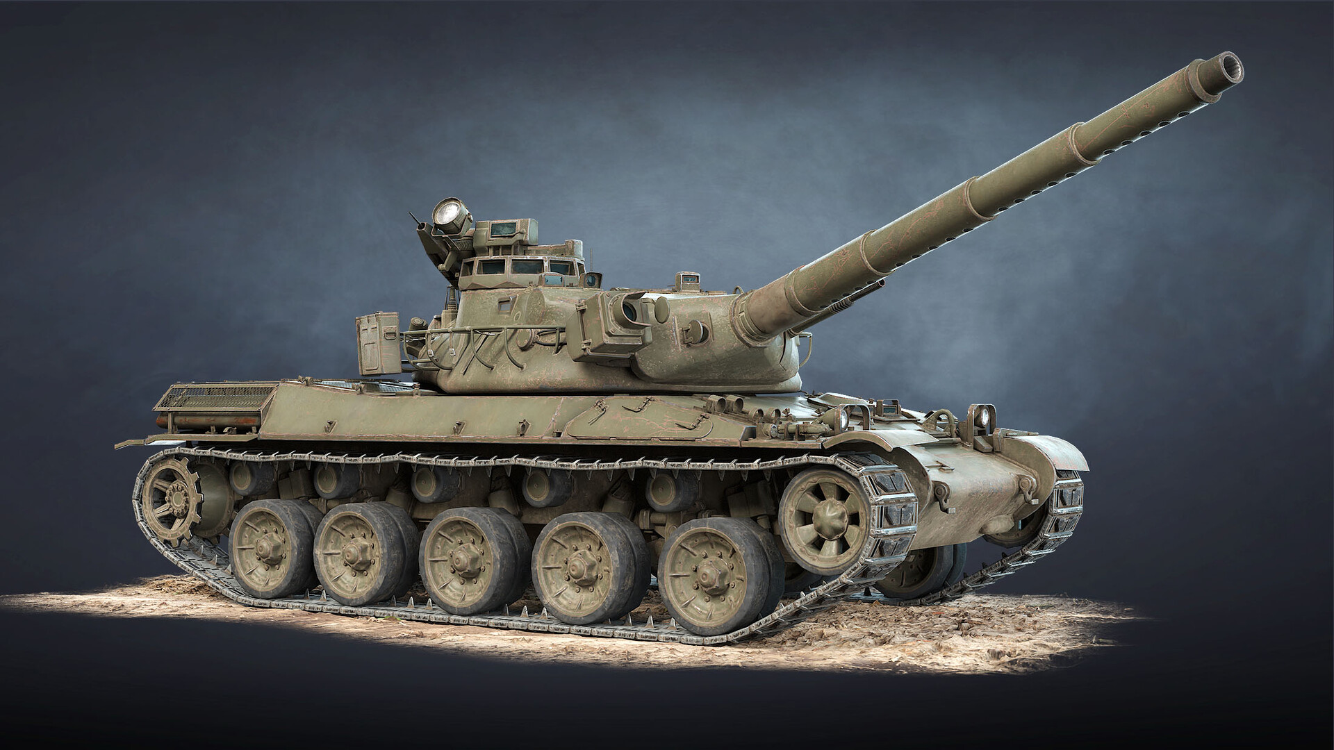 Serhii Ryzhkov - AMX-30B2 Low-Poly