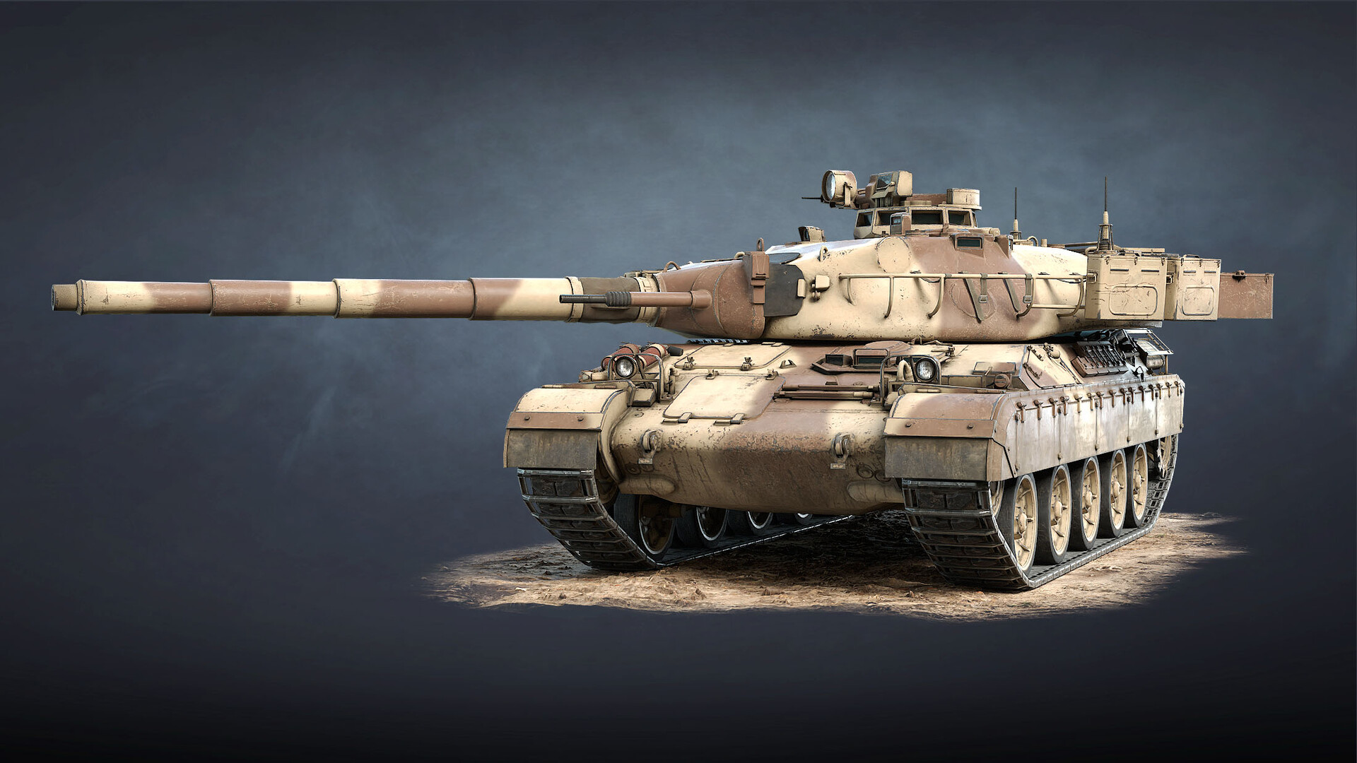 Serhii Ryzhkov - AMX-30B2 Low-Poly