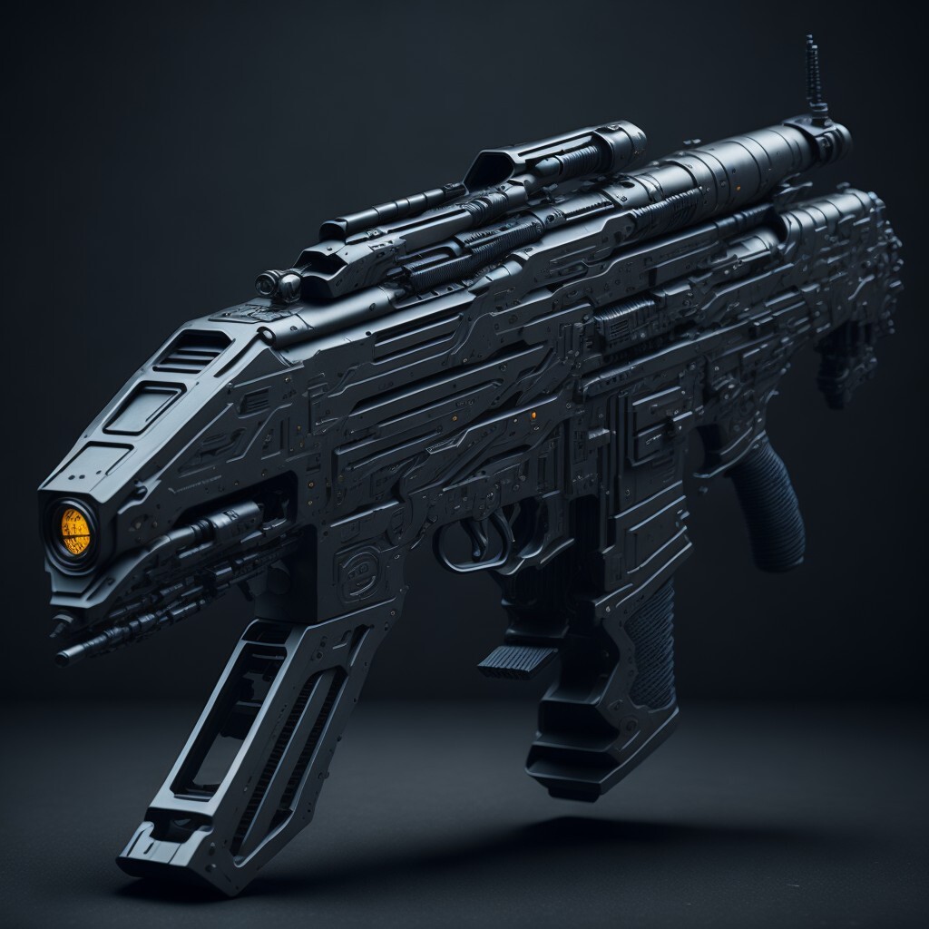 ArtStation - Sci-fi AK-12 (Far future)