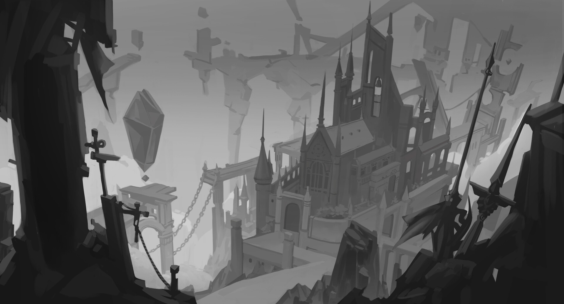 ArtStation - fantasy castle