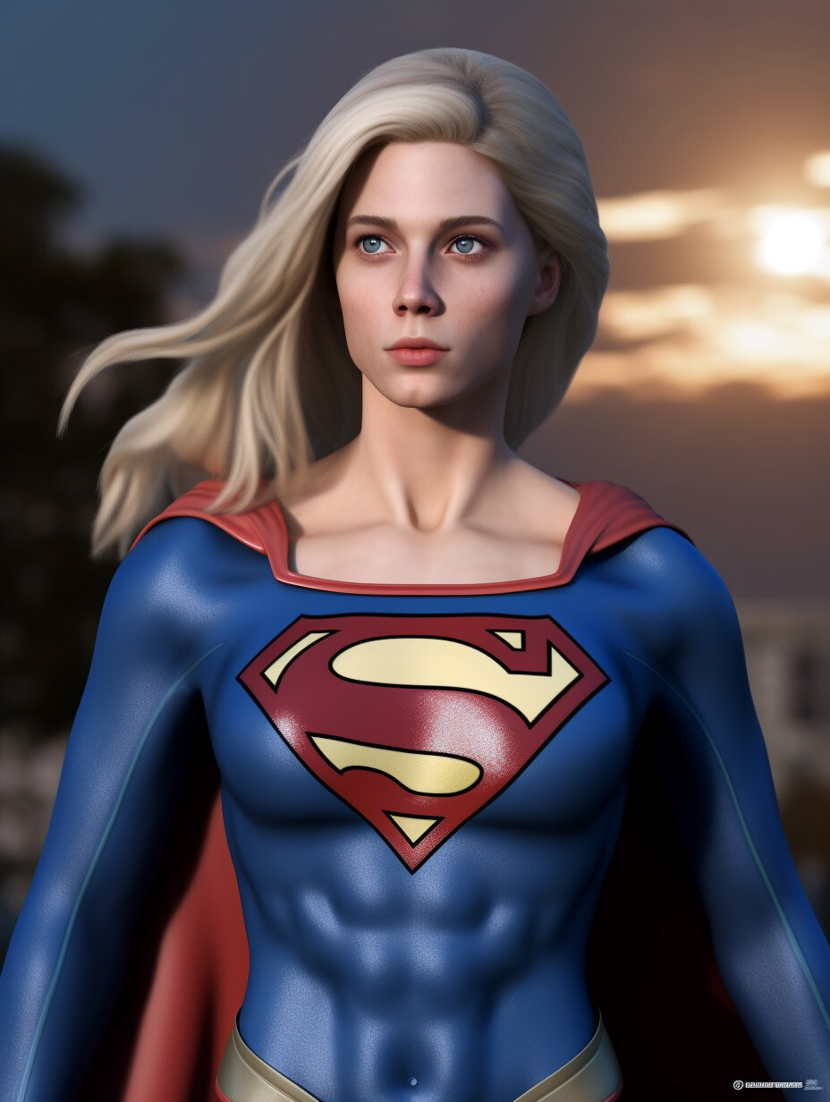 ArtStation - Buff Supergirl